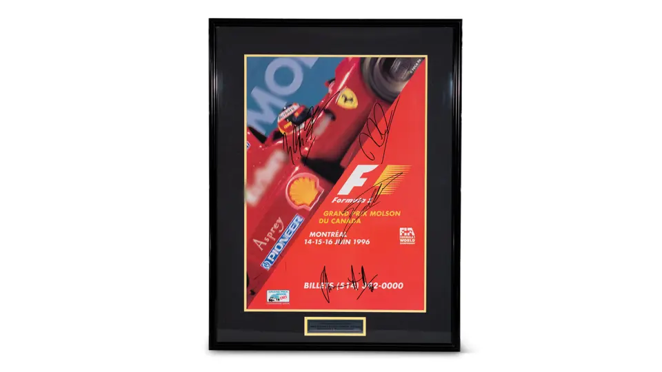 Formula 1 Signed Event Posters | Online Only: Formula 1 Memorabilia ...