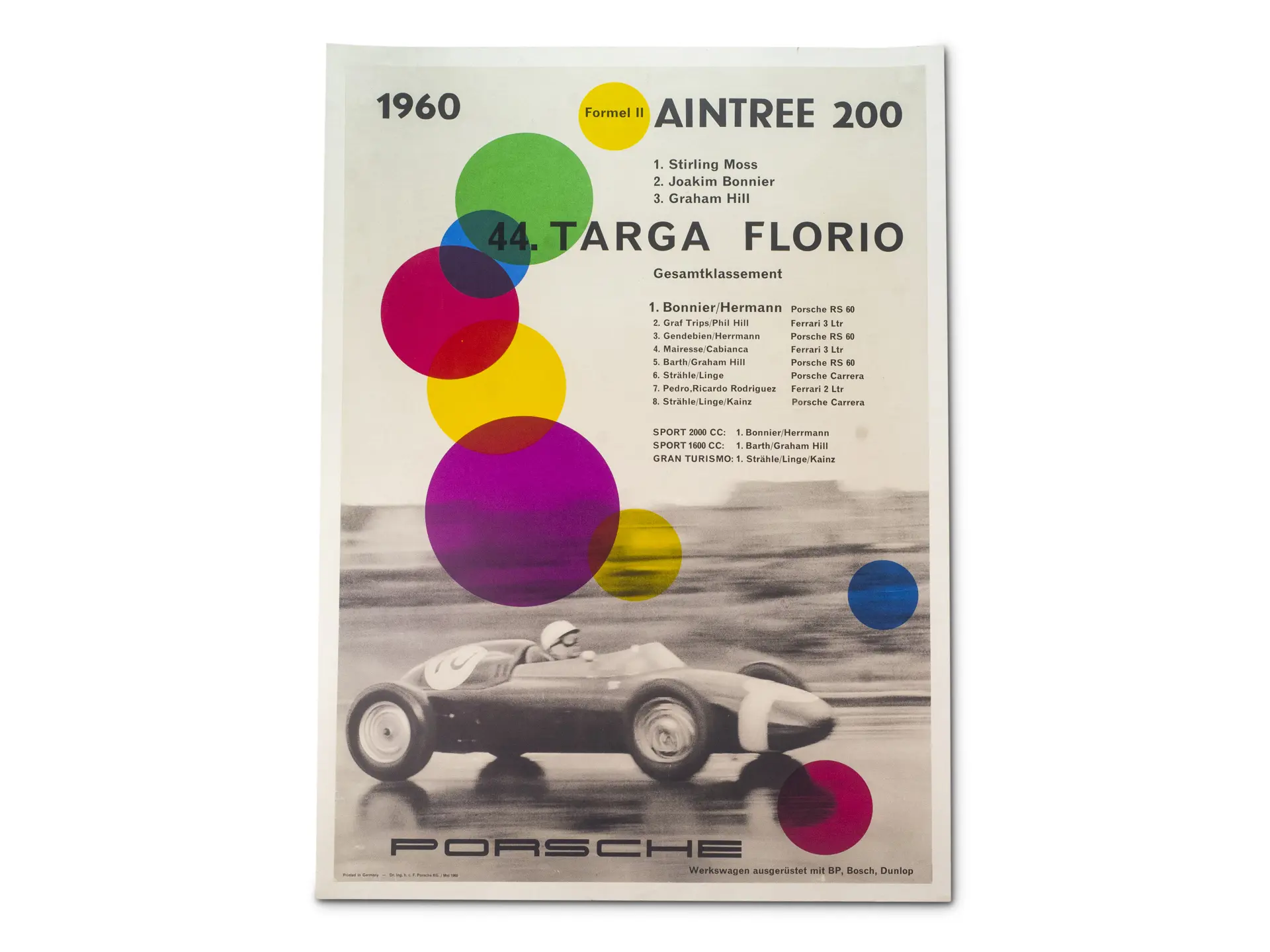 44th Targa Florio, Formula II Aintree 200, 1960 | A Lifetime of Porsche Memorabilia, Part I | RM ...