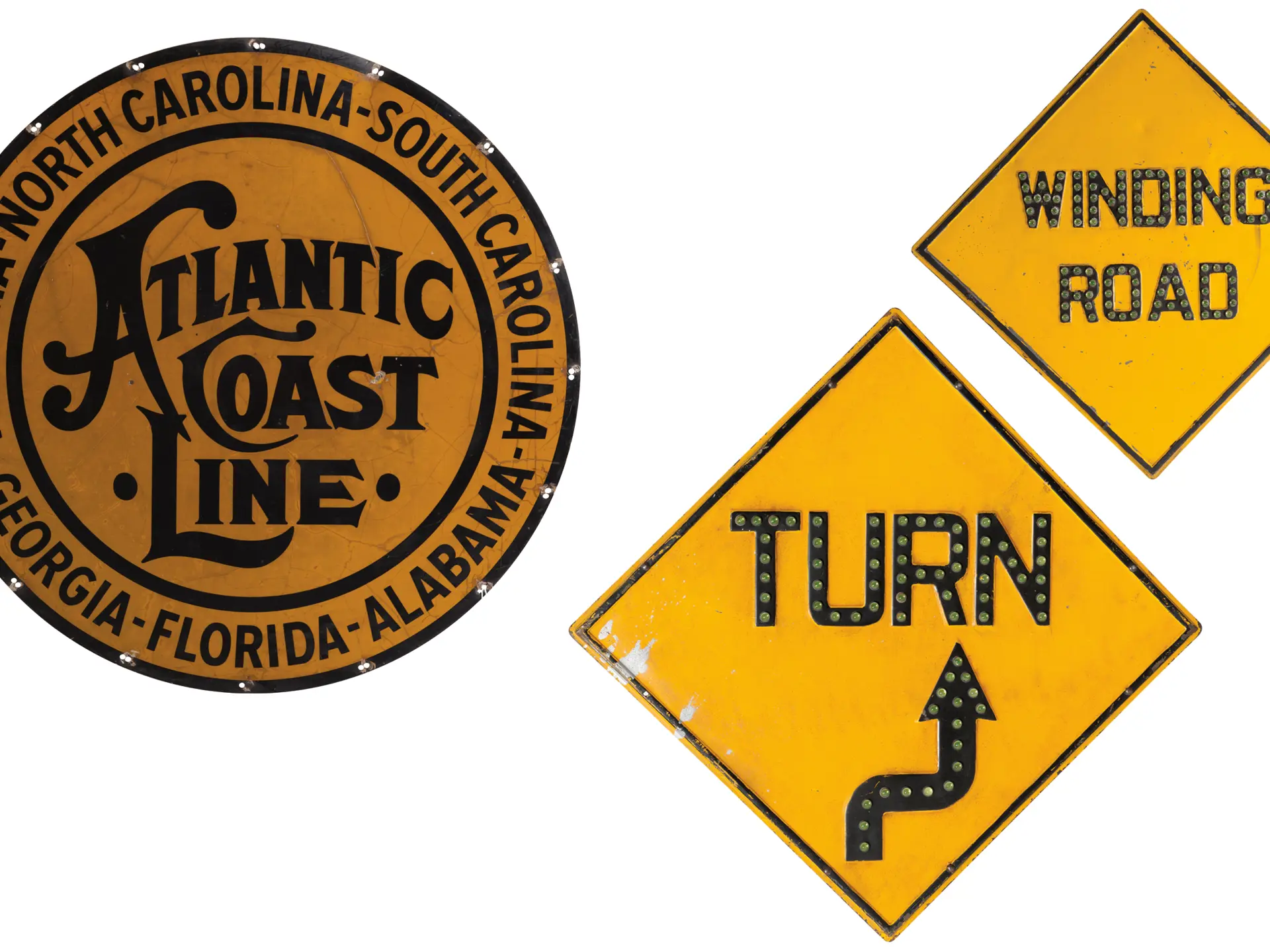 Three Traffic Signs | The Dingman Collection 2012 | RM Sotheby's
