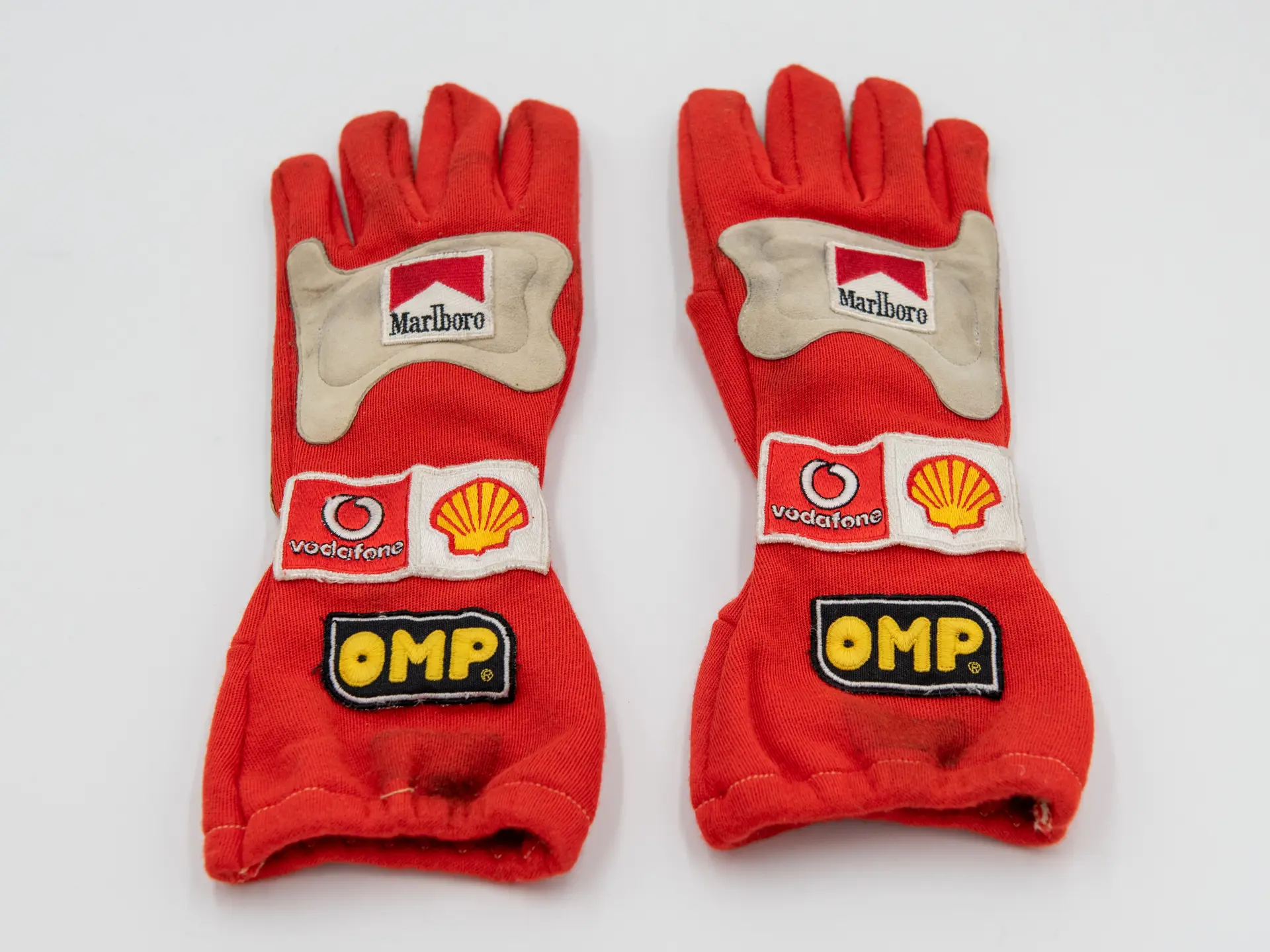 2003 Michael Schumacher Scuderia Ferrari OMP Formula 1 Racing Gloves ...