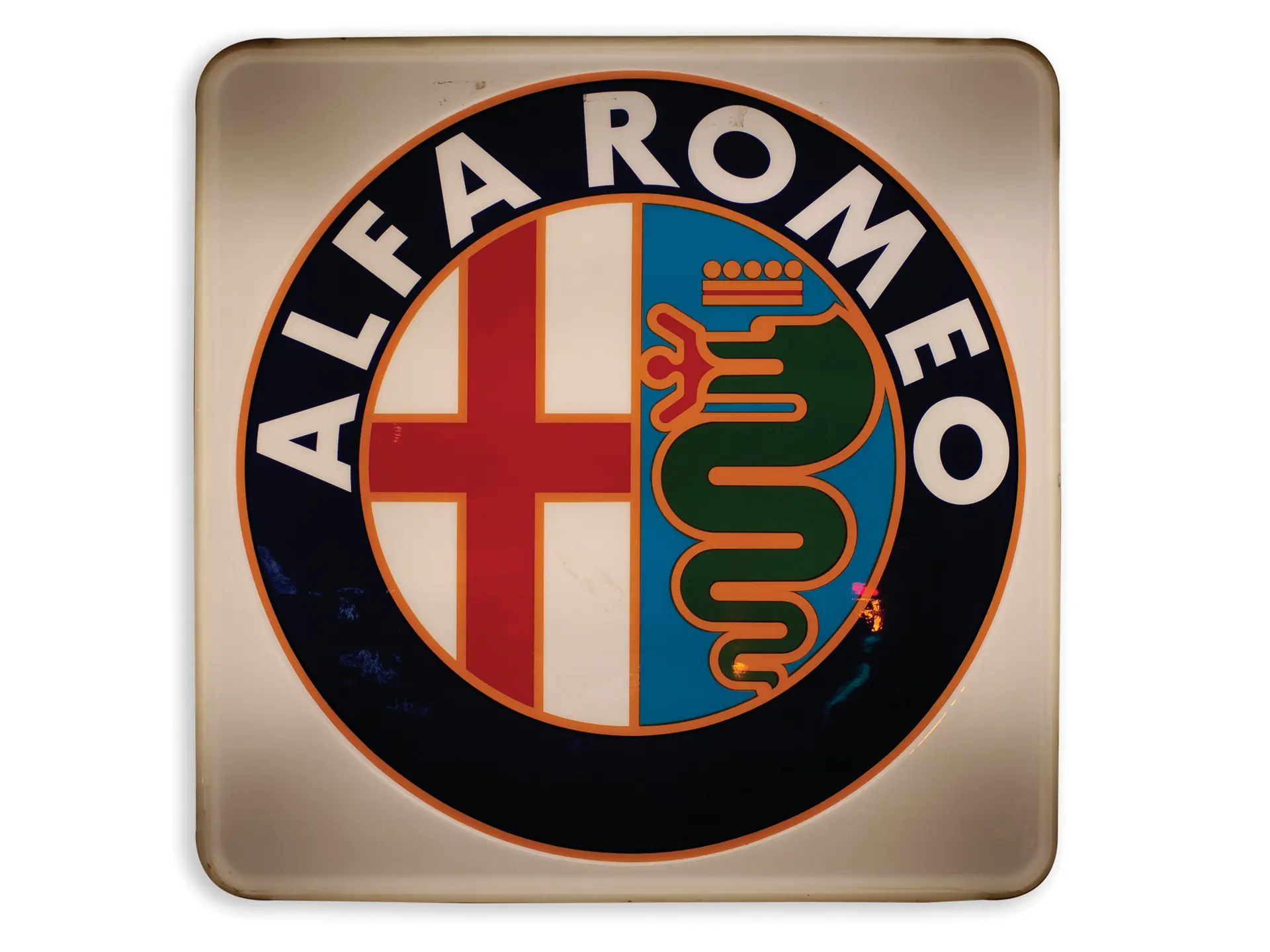 ILLUMINATED ALFA ROMEO SIGN | The Ponder Collection | RM Sotheby's