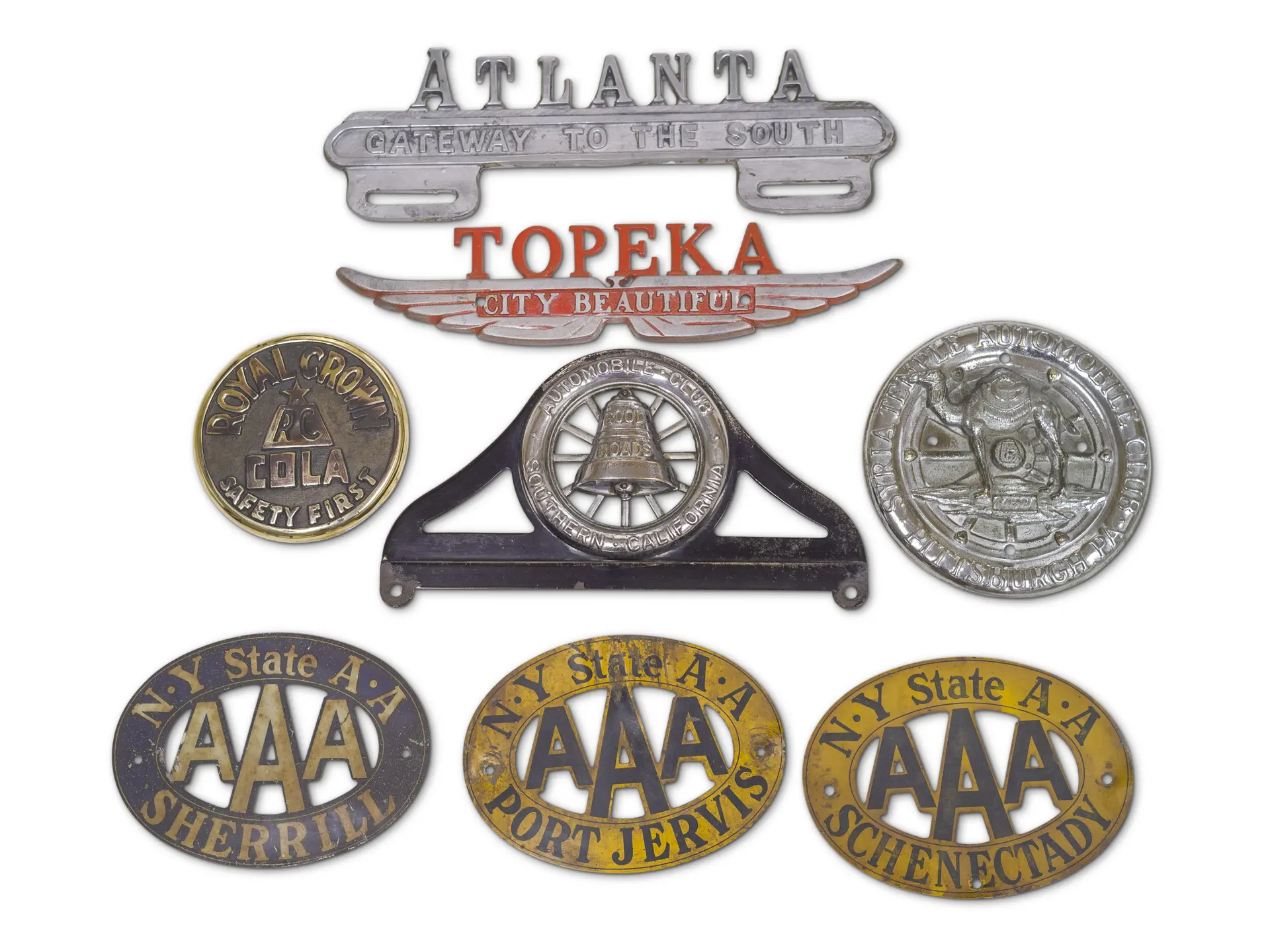 Assortment of License Plate Toppers and Badges | THE MITOSINKA ...