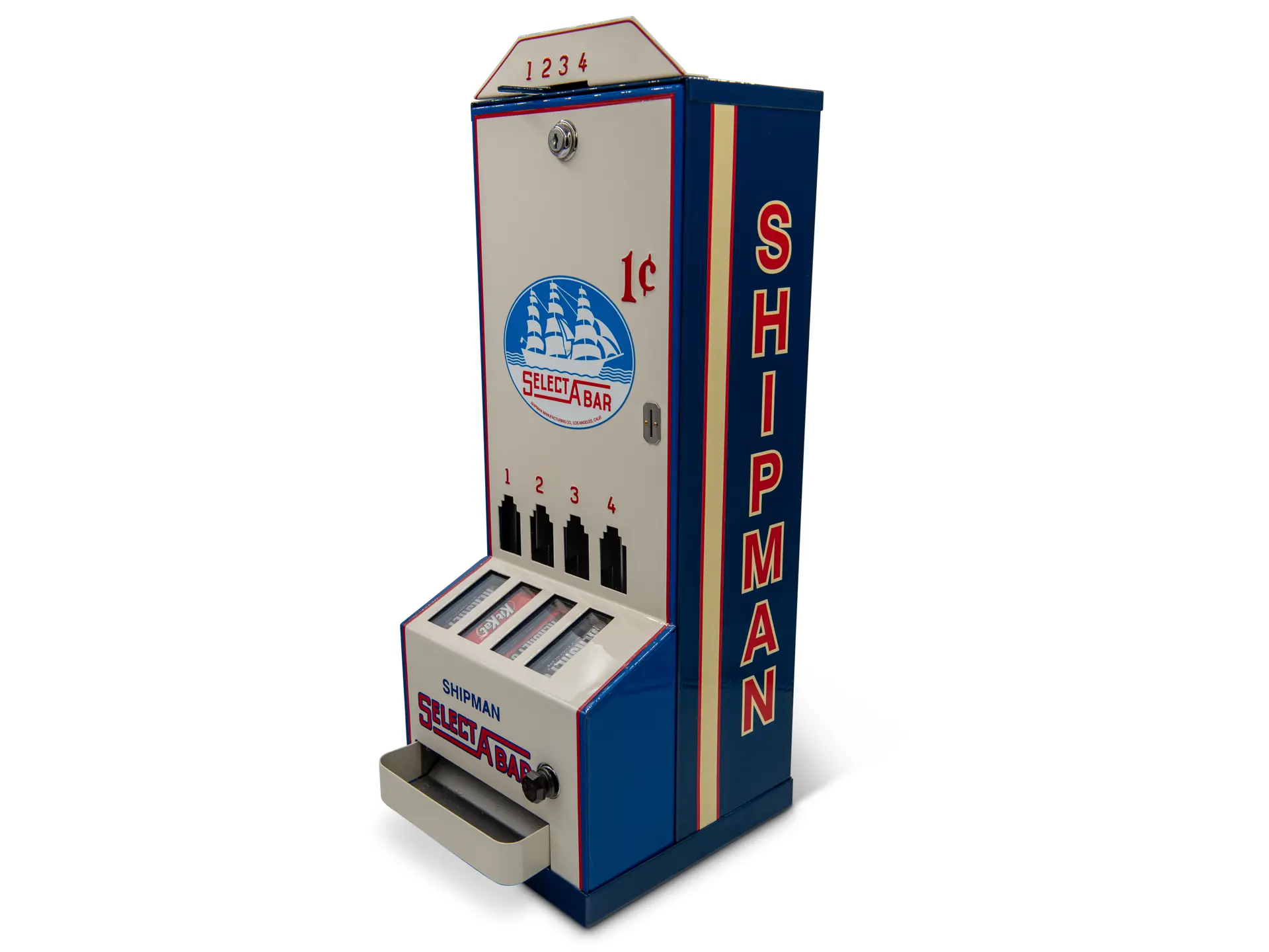 "Select-A-Bar" Shipman Wall Mount 1¢ Candy Dispenser | Handle with Fun ...