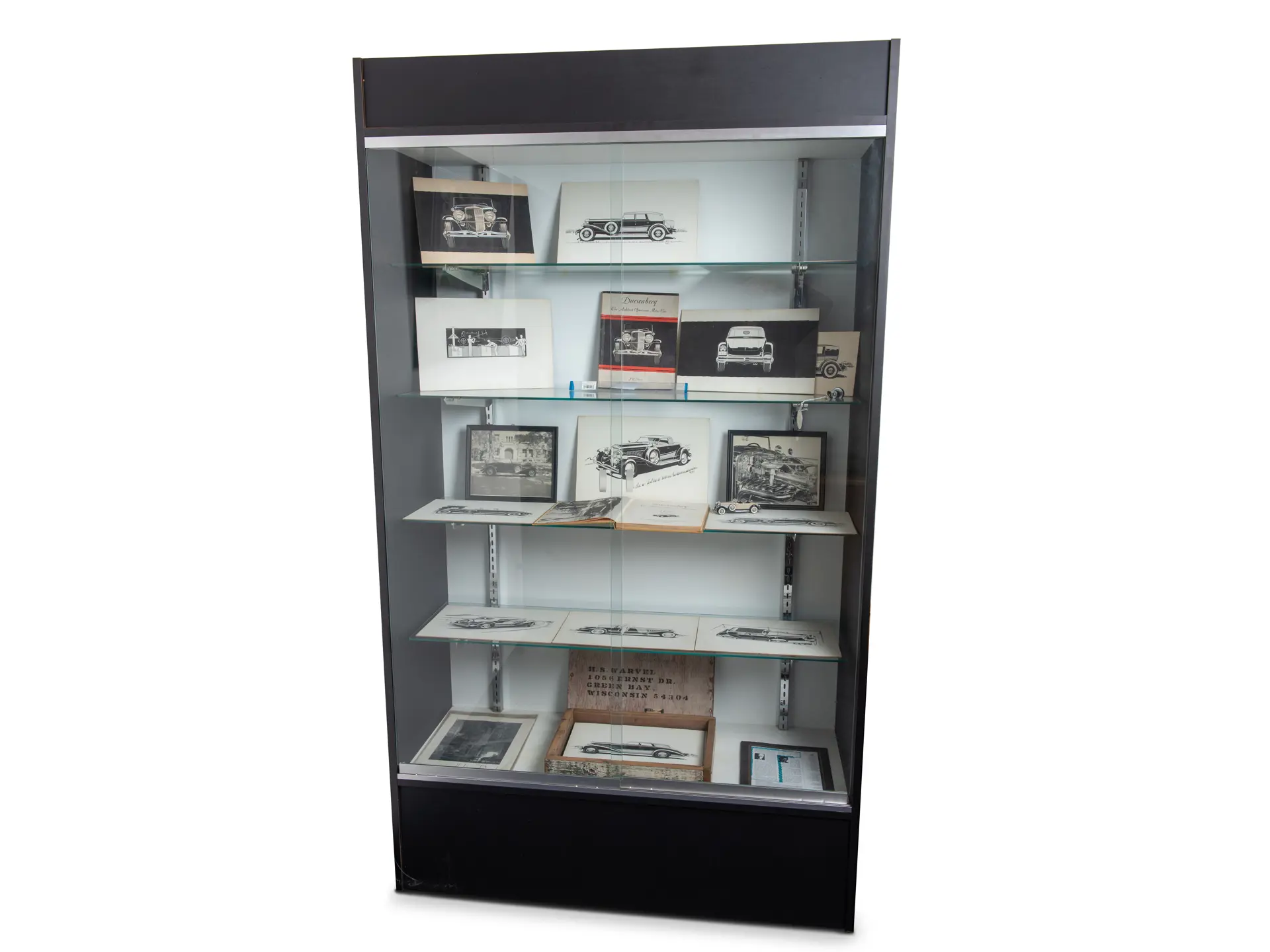 Pair of Glass Display Cases | The Guyton Collection | RM Sotheby's