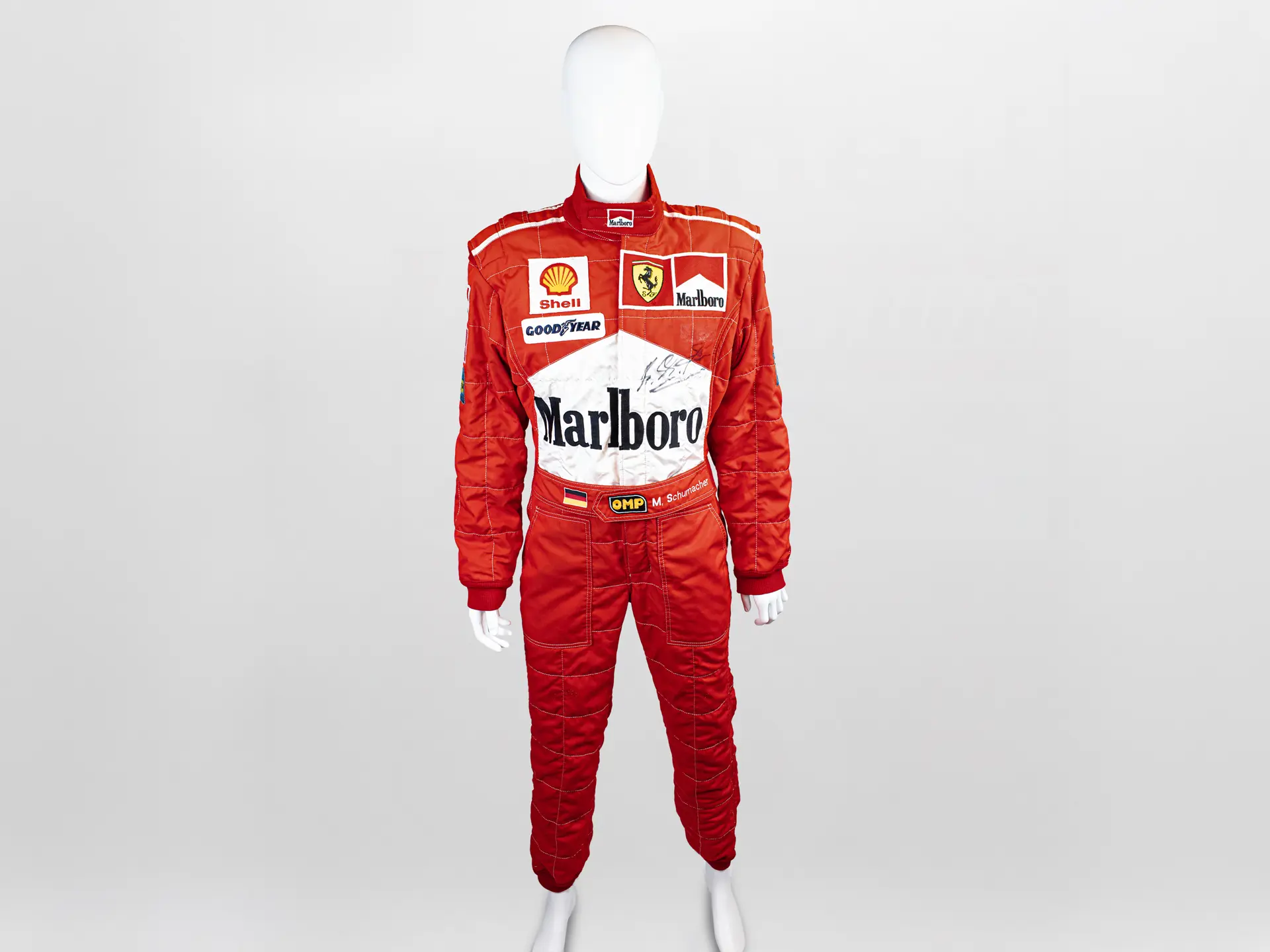 1997 Michael Schumacher Scuderia Ferrari Formula 1 OMP Signed Racing ...