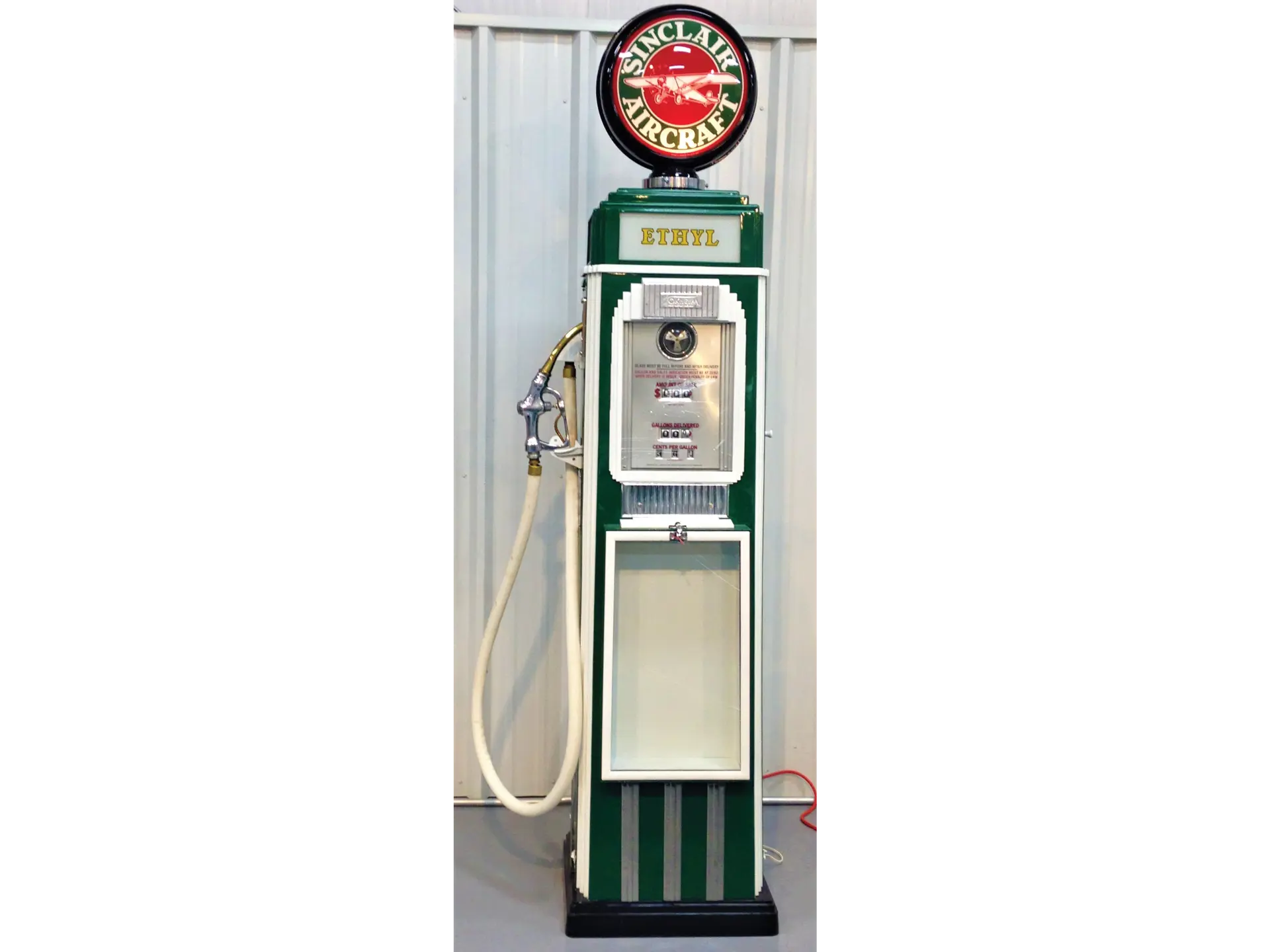 Tokheim 36B Ethyl/Sinclair Aircraft Gas Pump, Restored | Auburn Fall ...