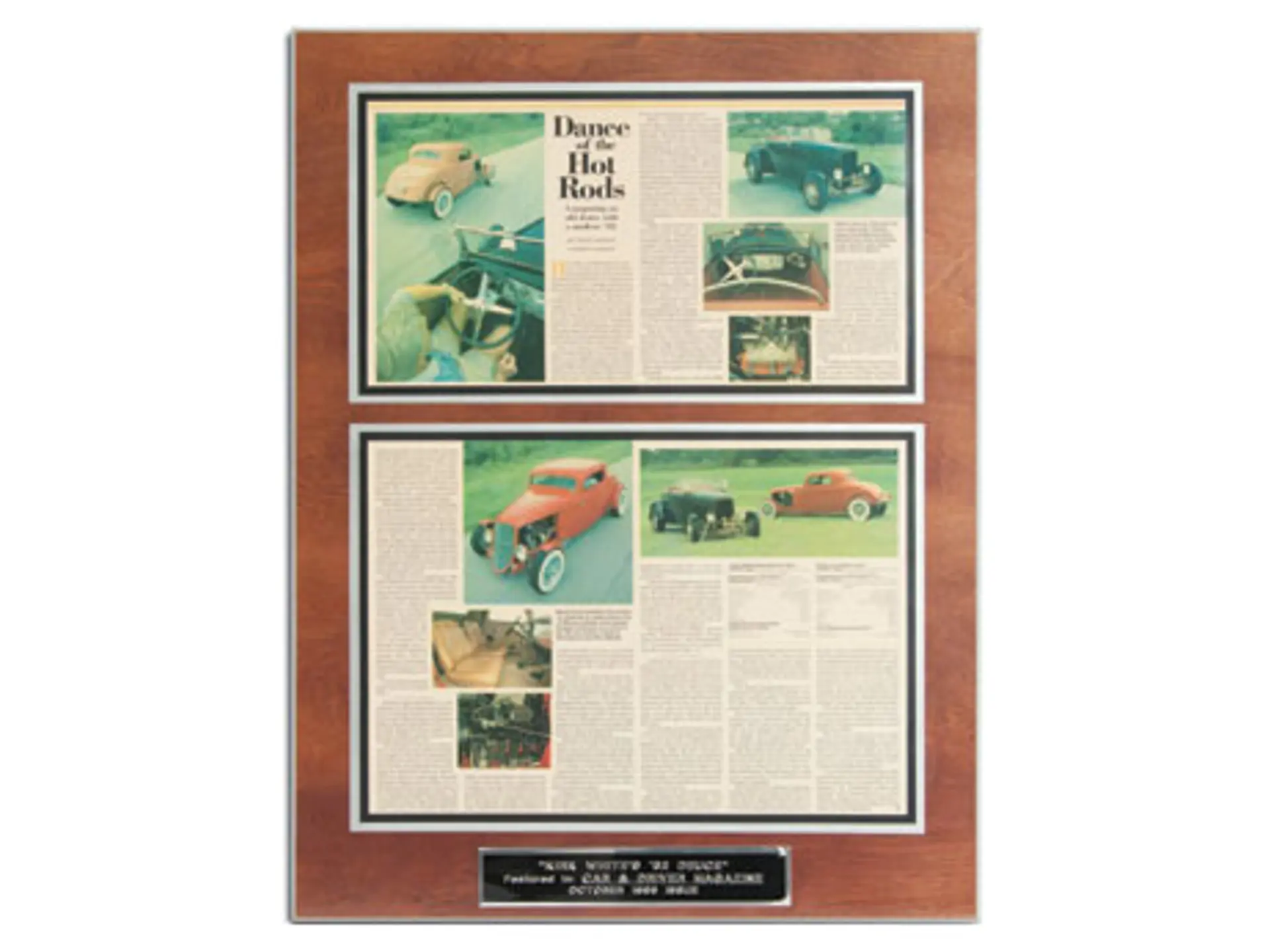 “Dance of the Hot Rods” Framed Article (18" X 23.5") | Auburn Fall 2013 ...