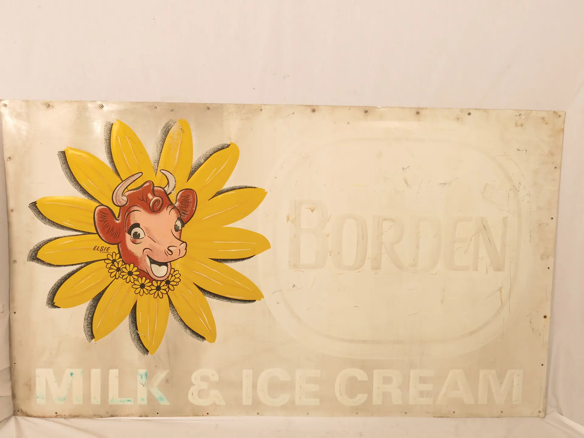 Bordens Milk & Ice Cream Tin Sign (46" X 80") | Auburn Fall 2013 | RM ...