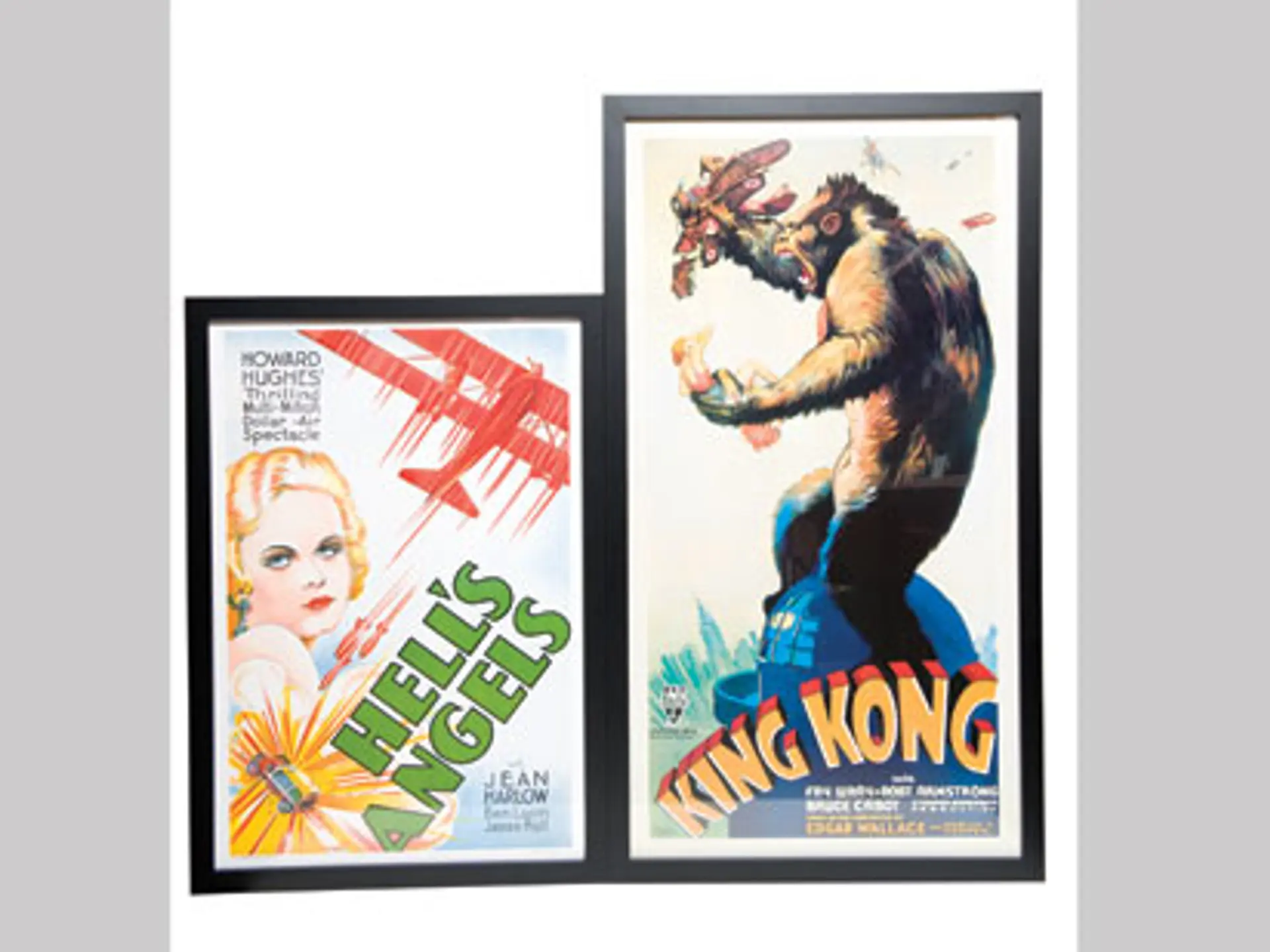 Hell’s Angels Lithograph and King Kong Poster | The Astor Collection ...