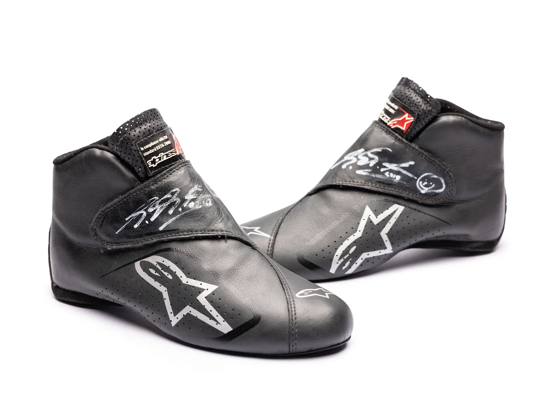 Alpinestars Signed Racing Boots | The Schumacher and F1 Legends ...