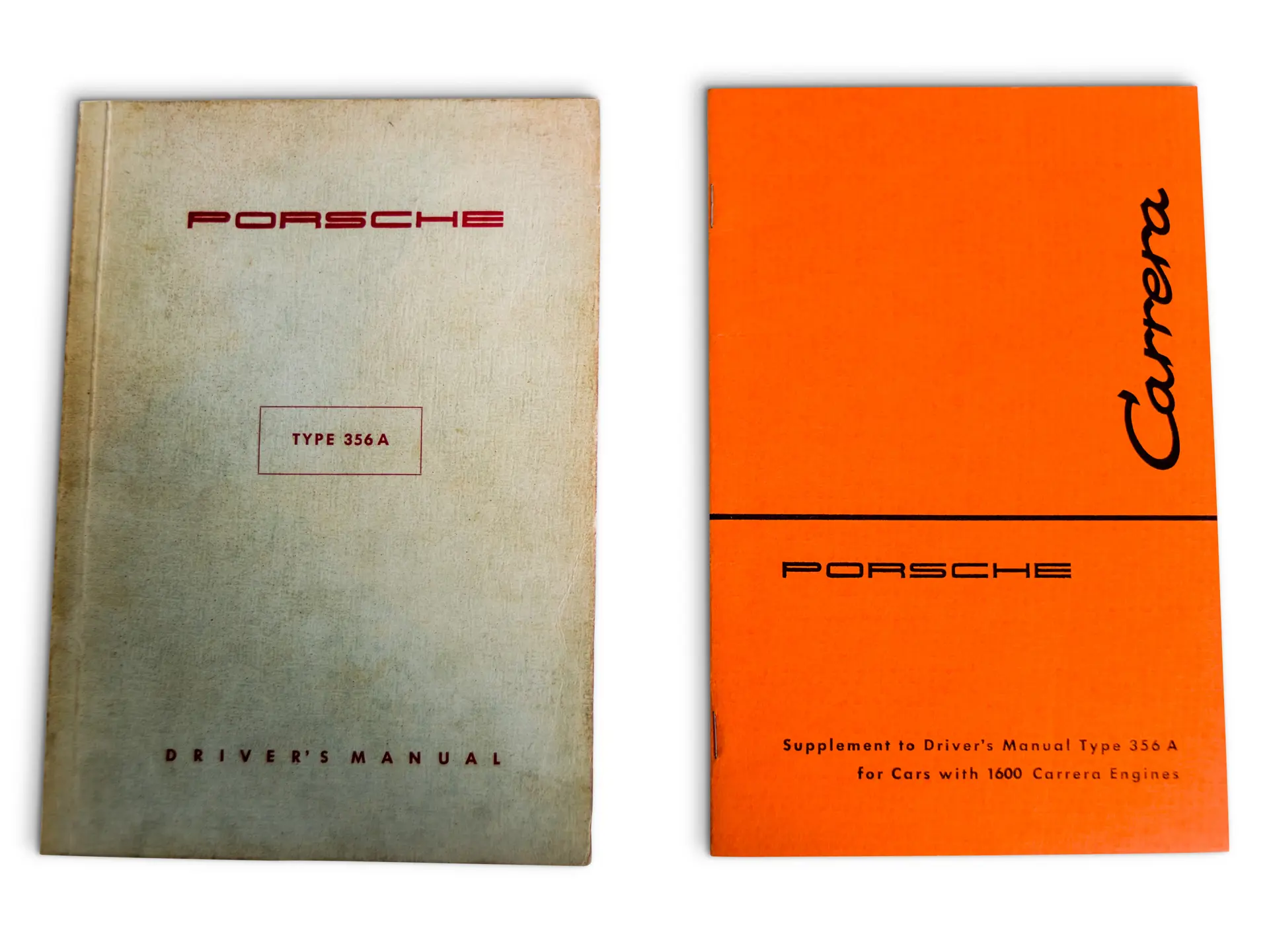 Porsche 356 A Driver's Manual with Carrera 1600 Supplement | The White ...