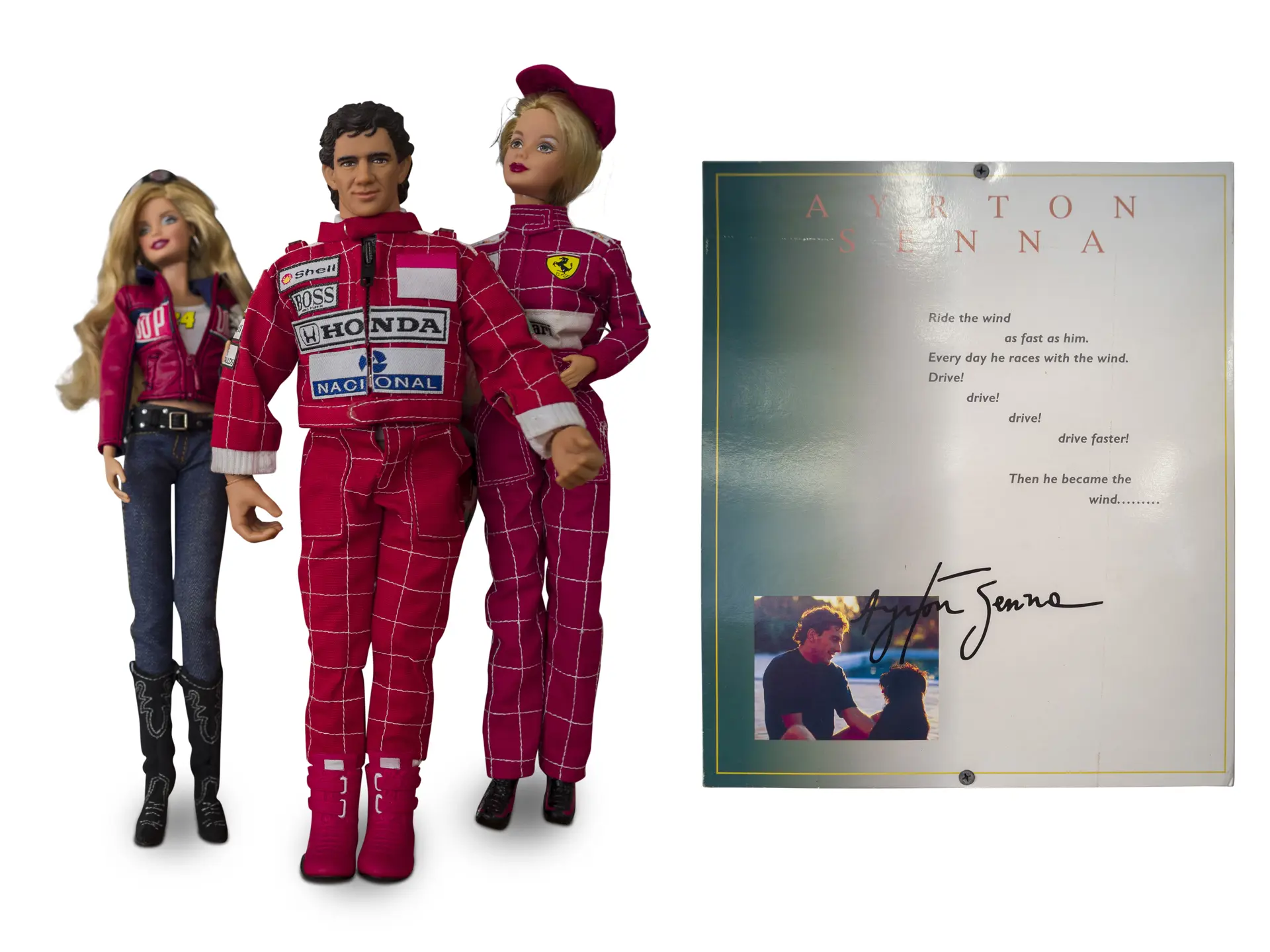 Senna Poster with Dolls | Gene Ponder Collection | RM Sotheby's