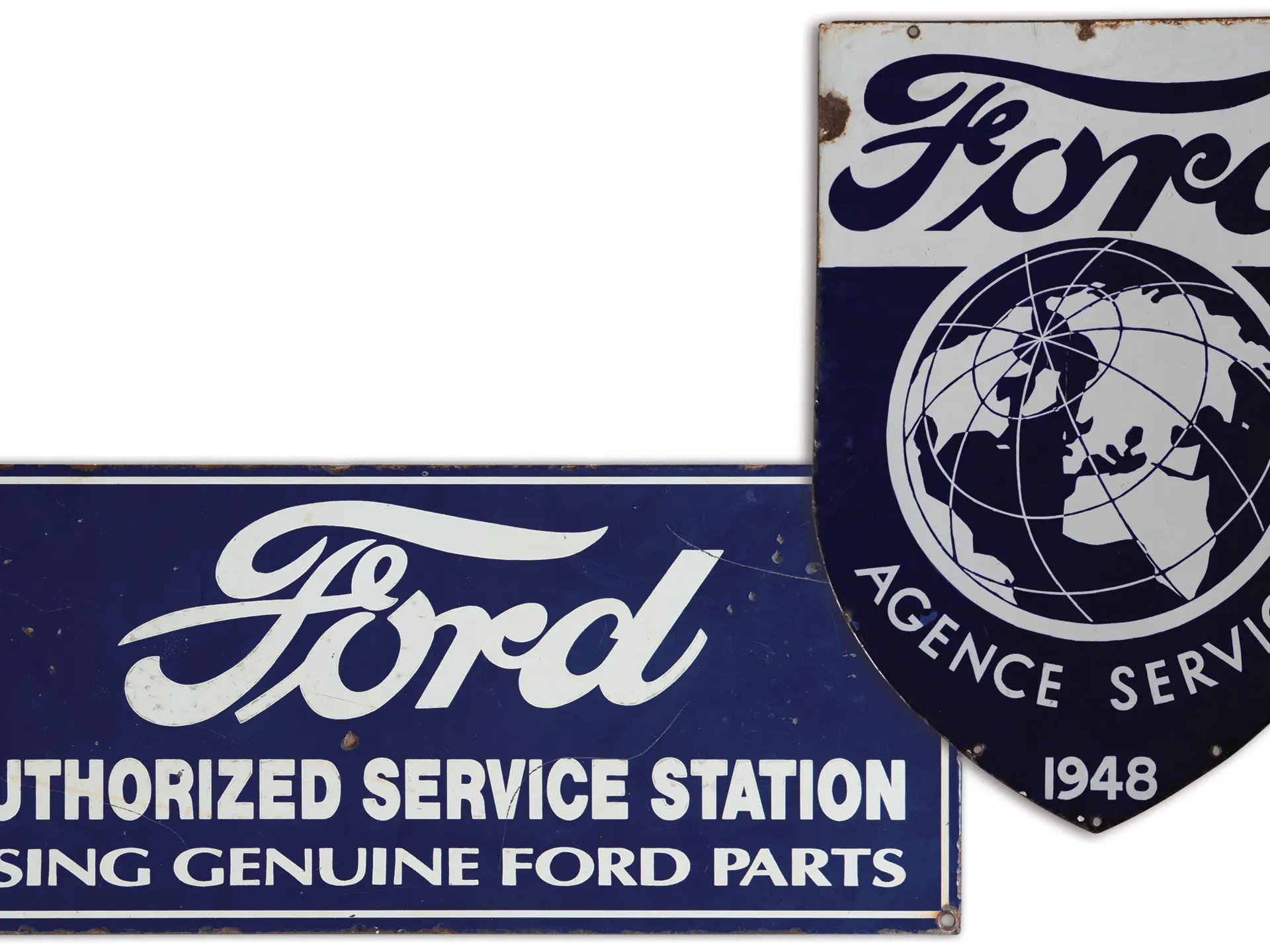 Two Ford Signs | The Dingman Collection 2012 | RM Sotheby's