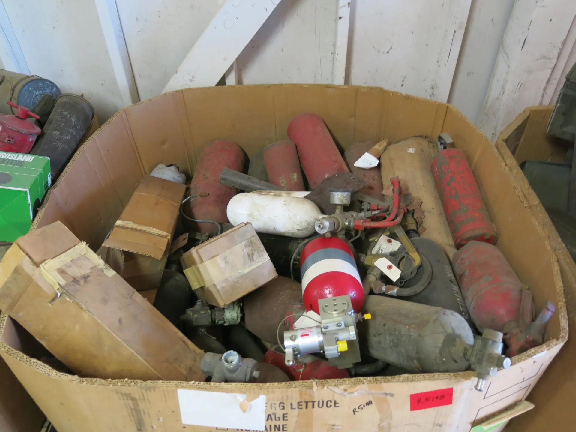 Large Lot Of Fire Suppression Bottles | The Littlefield Collection | RM ...