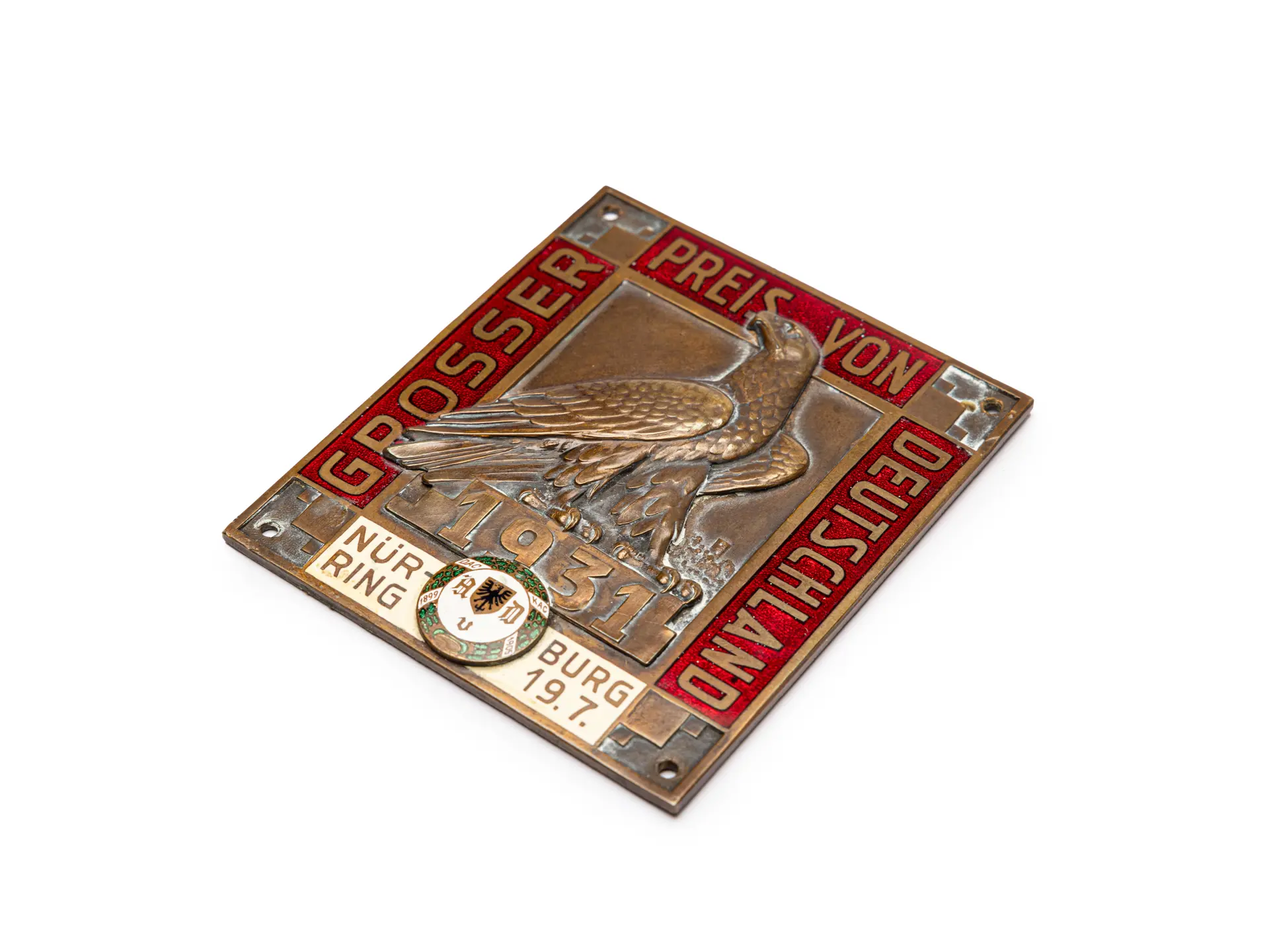 1931 ‘Grosser Preis Von Deutschland - Nürburgring 19.7' Bronze ...