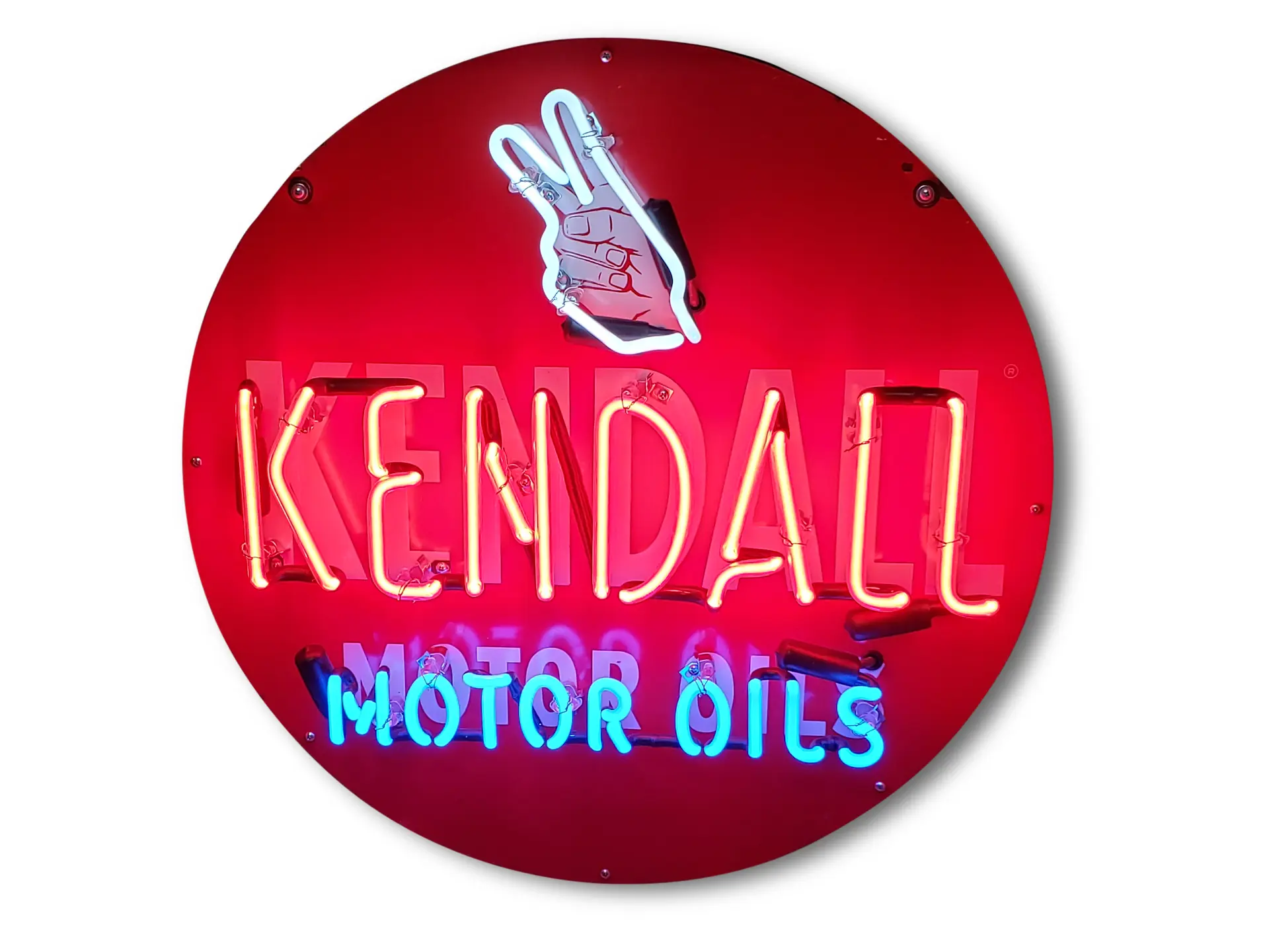 Kendall Motor Oils Neon Tin Sign | Driving into Summer | RM Sotheby's