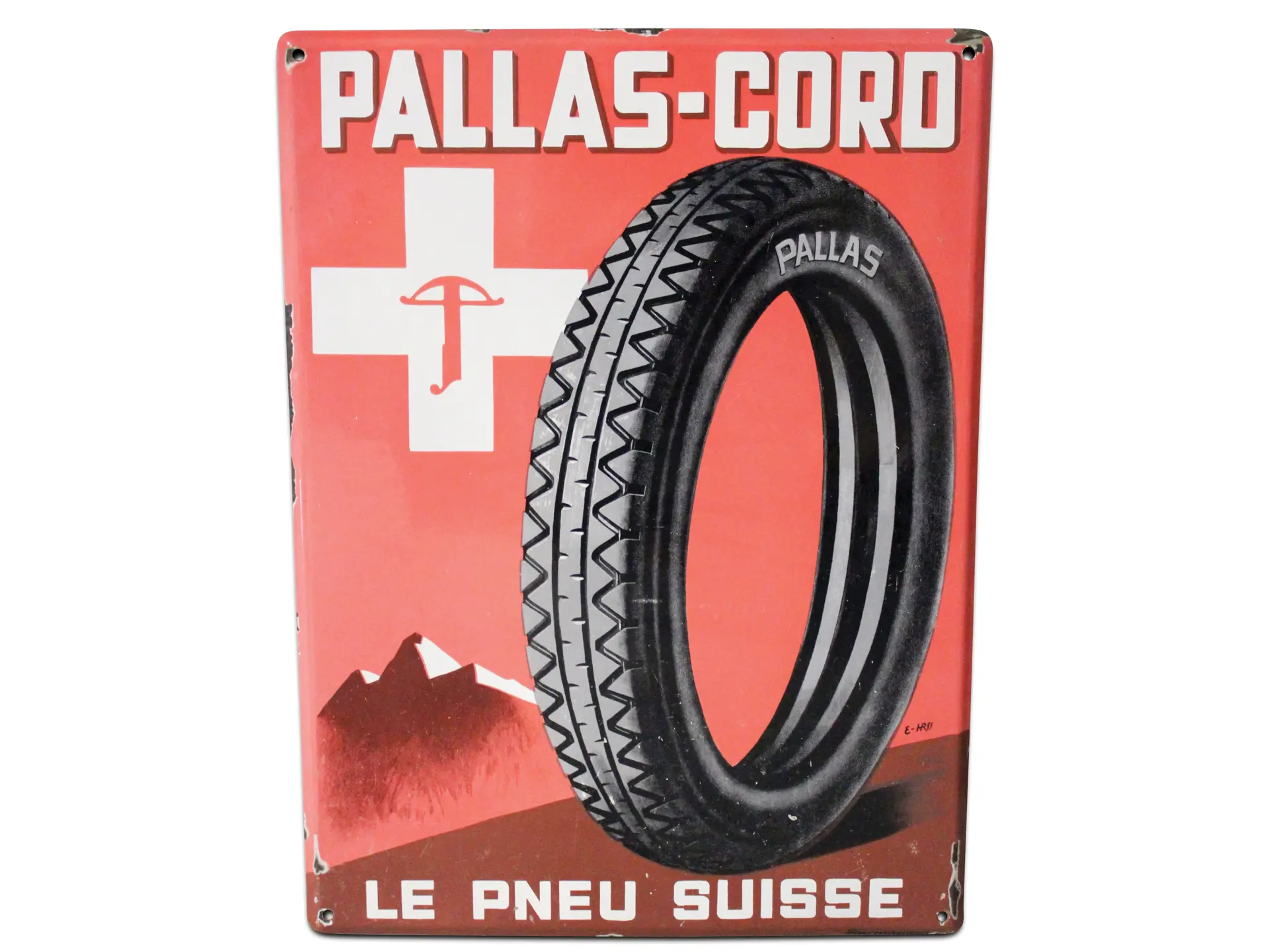 Pallas-Cord Porcelain Sign, Swiss | Fort Lauderdale 2018 | RM Sotheby's