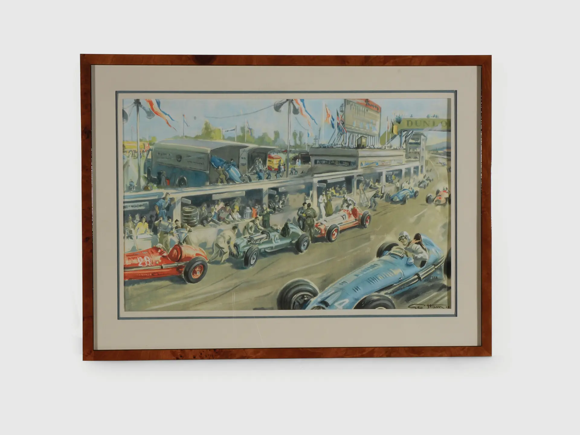 GRAND PRIX PRACTICE SCENE BY GEO HAM | Ferrari – Leggenda e Passione ...
