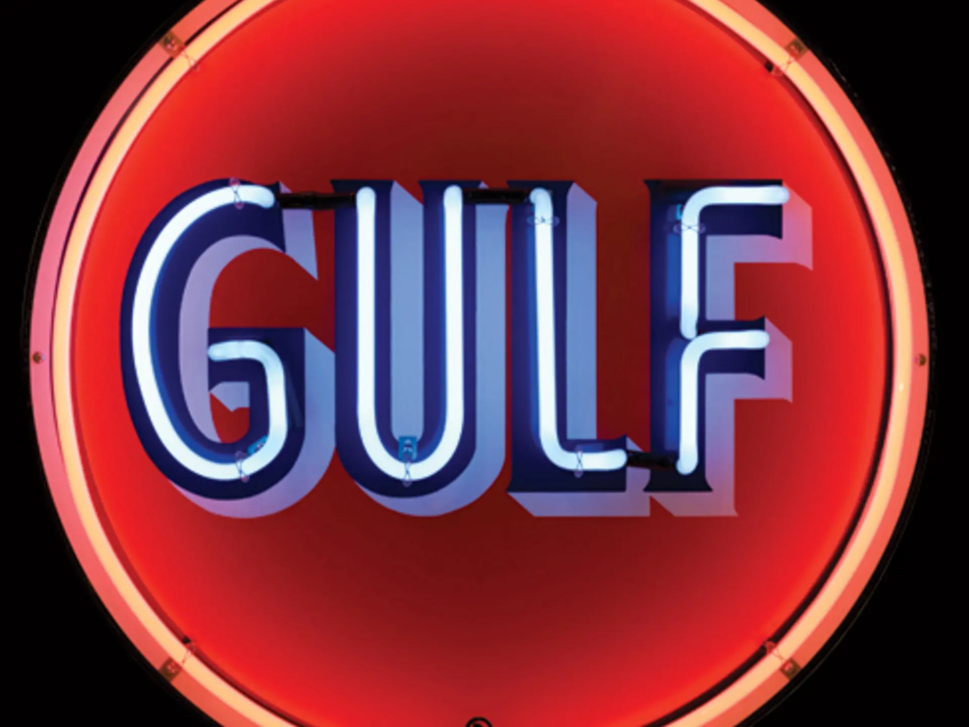Gulf Neon Sign | Vintage Motor Cars of Hershey 2009 | RM Sotheby's