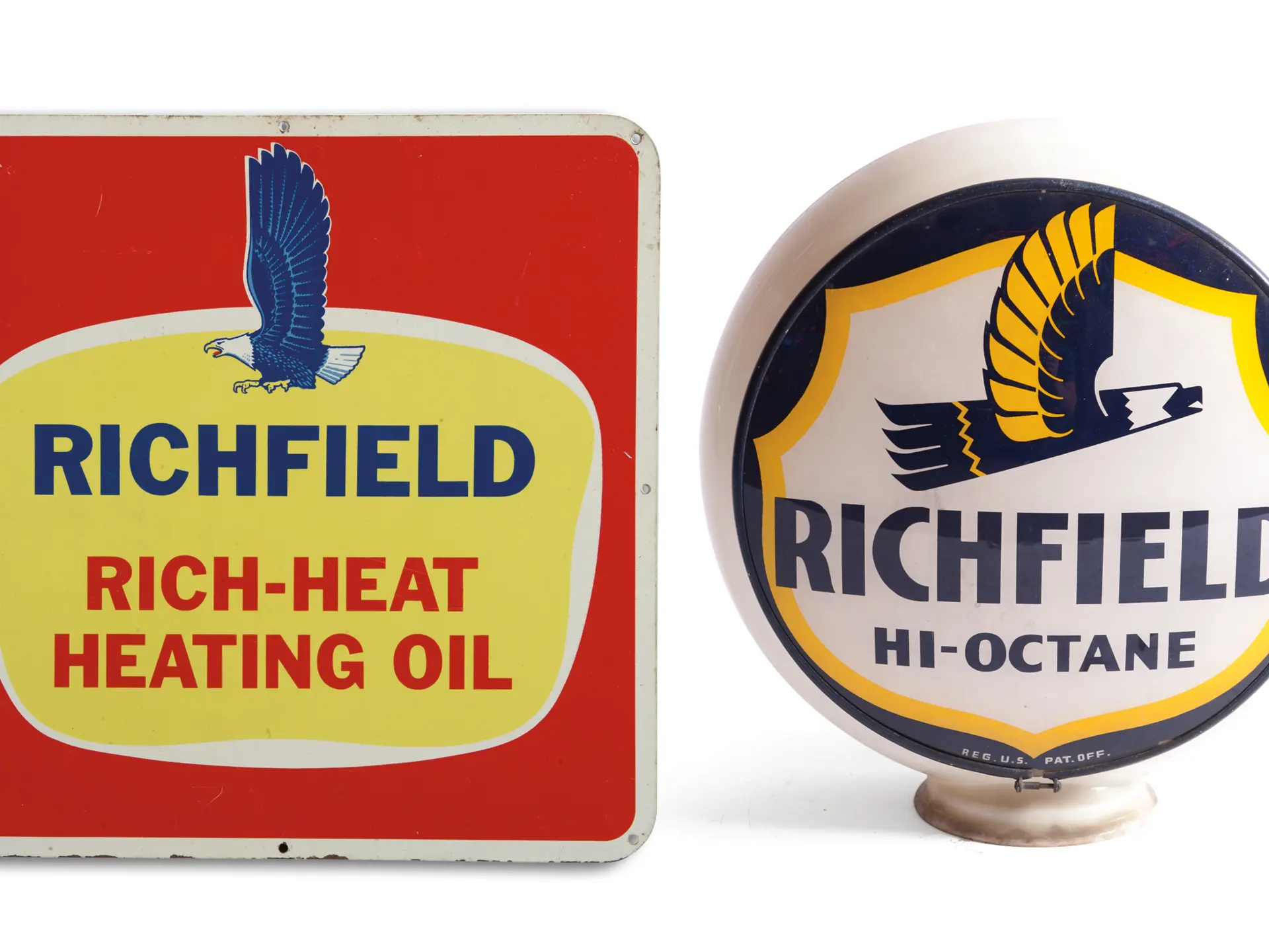 Two Richfield Signs | The Dingman Collection 2012 | RM Sotheby's