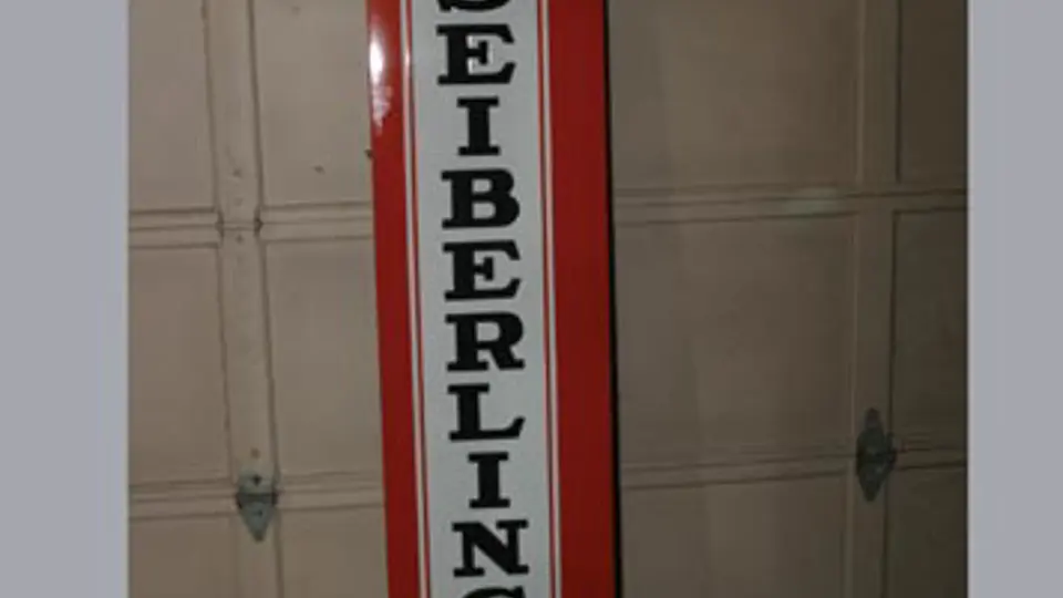 Porcelain Seiberling Air Cooled Tires Sign | The Florida Collector Car ...