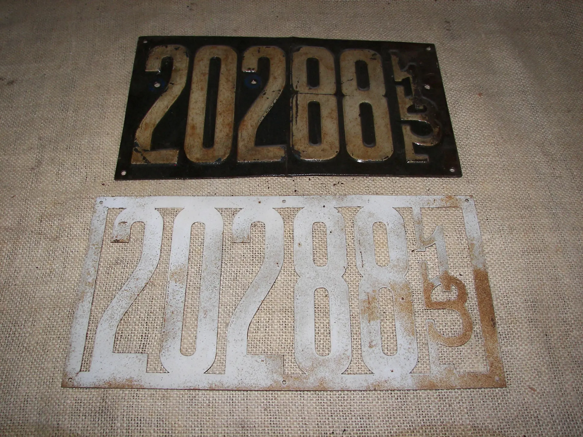 Illinois Front and Back License Plates- 1913 | The Lee Roy Hartung ...