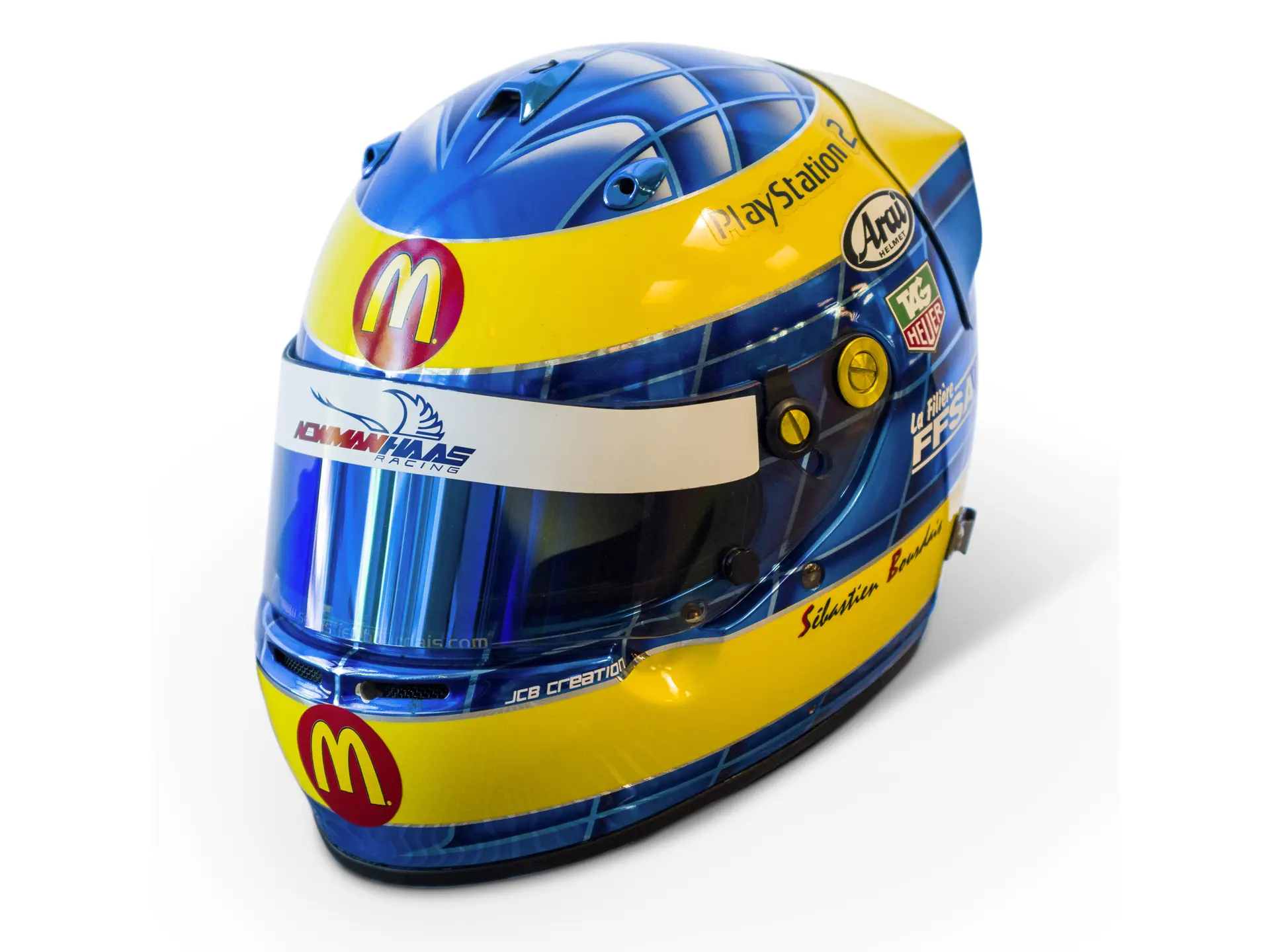 Sébastien Bourdais Signed Helmet | Haas Collection | RM Sotheby's