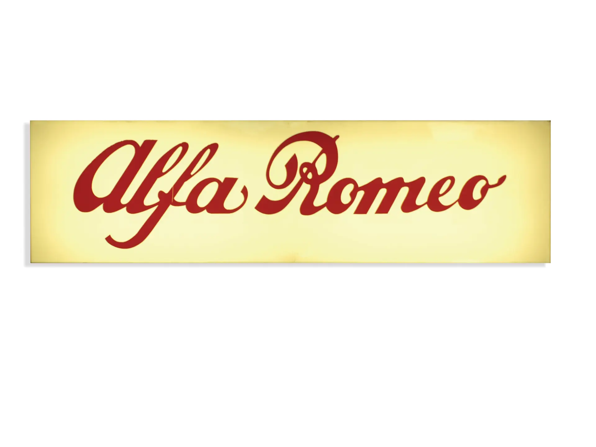 ILLUMINATED ALFA ROMEO SIGN | The Ponder Collection | RM Sotheby's