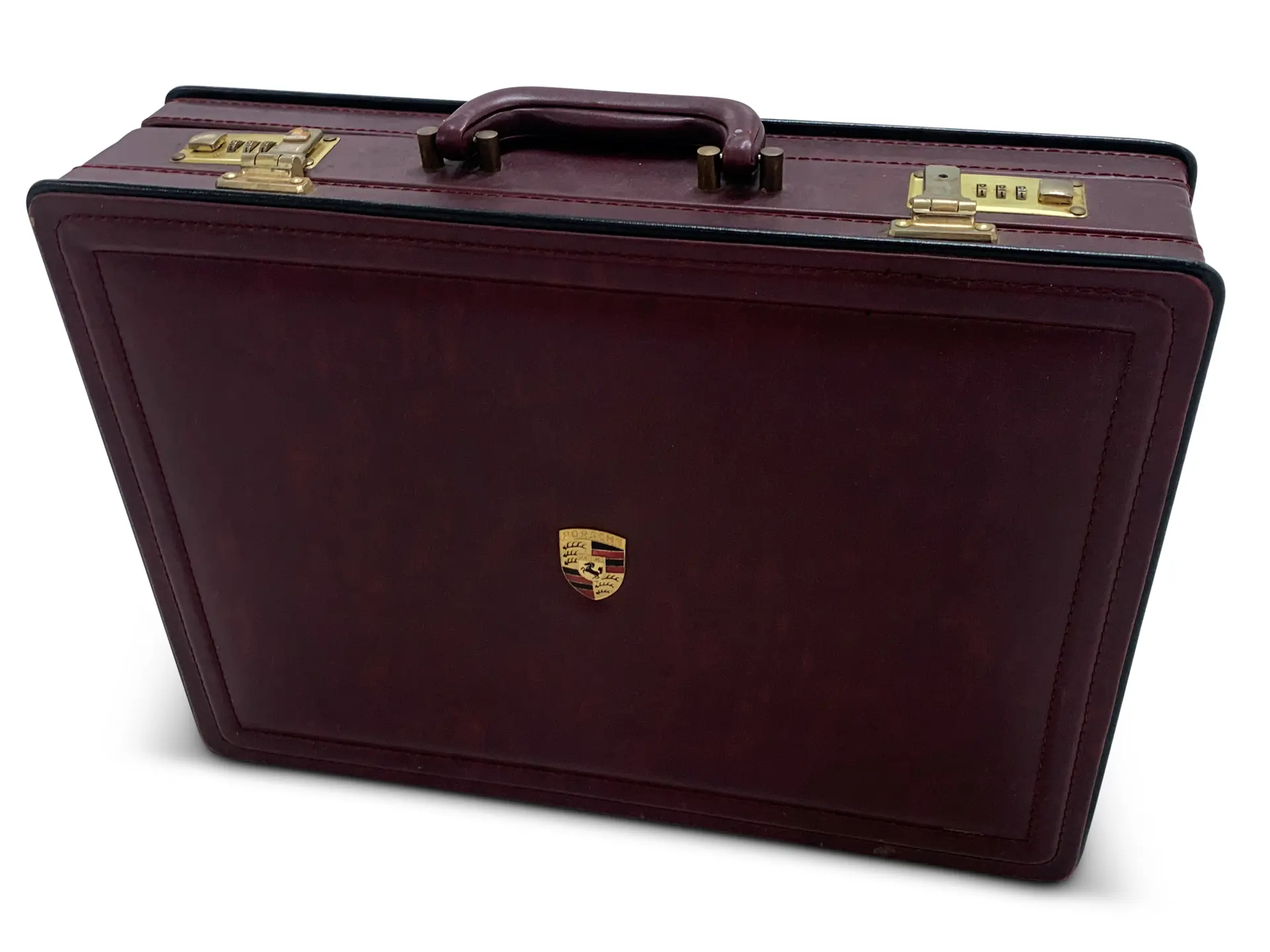 Briefcase with Porsche Crest by REEO | The White Collection | Online ...
