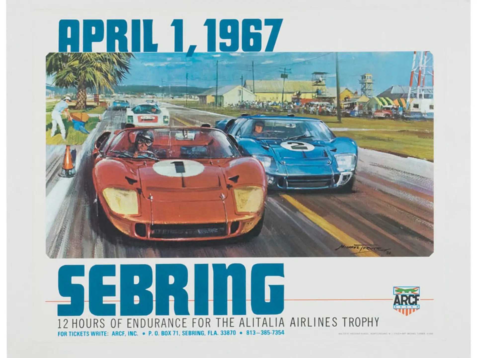 Sebring Original Poster (19" x 24") | California 2013 | RM Sotheby's