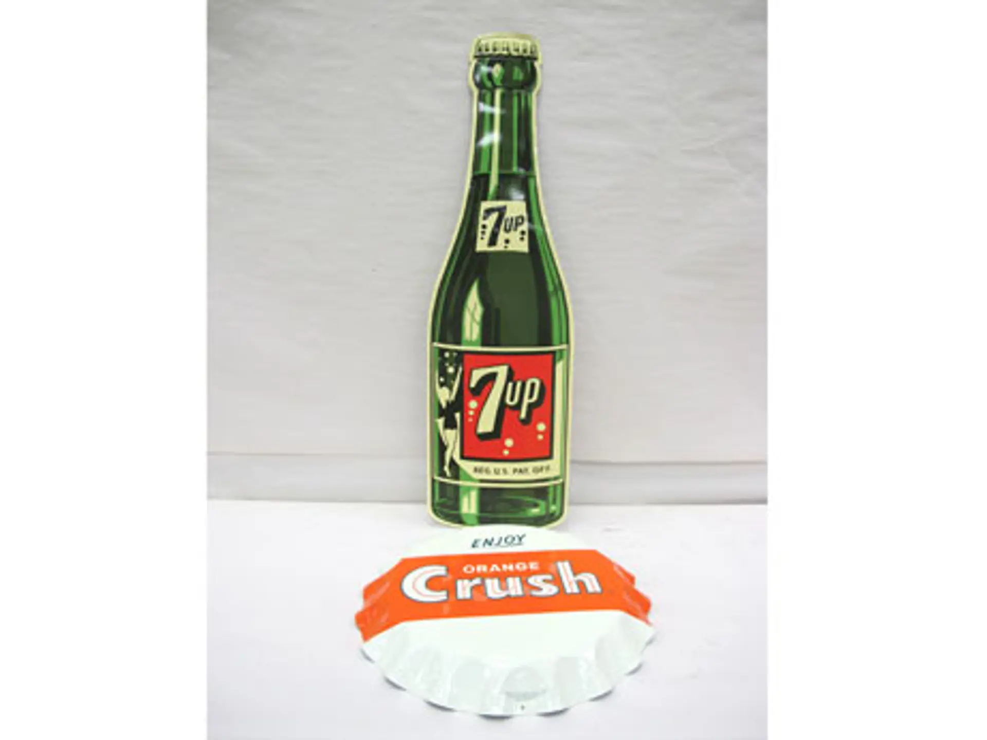 Orange crush and 7up bottle sign, limited reissued | Auburn Spring 2013 ...