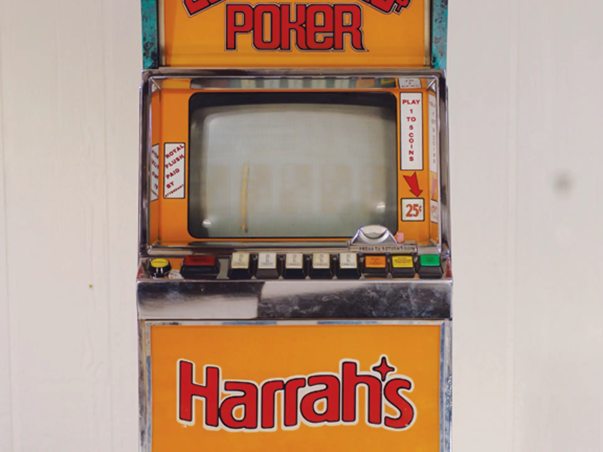 Harrah's 25 Cent Draw Poker Machine | The Wayne Davis Collection | RM ...