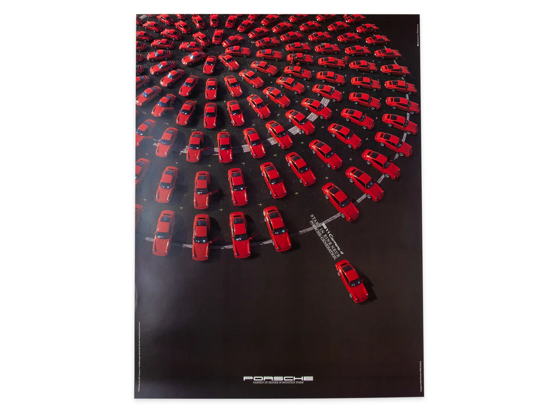 “Start in eine neue Porsche-generation.” Porsche 911 Carrera 4 ...