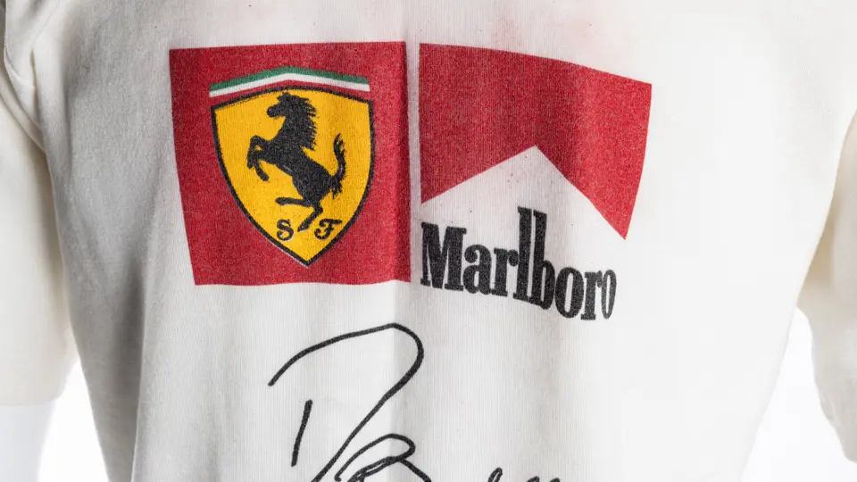 2003 Rubens Barrichello Scuderia Ferrari Formula 1 Nomex Signed ...