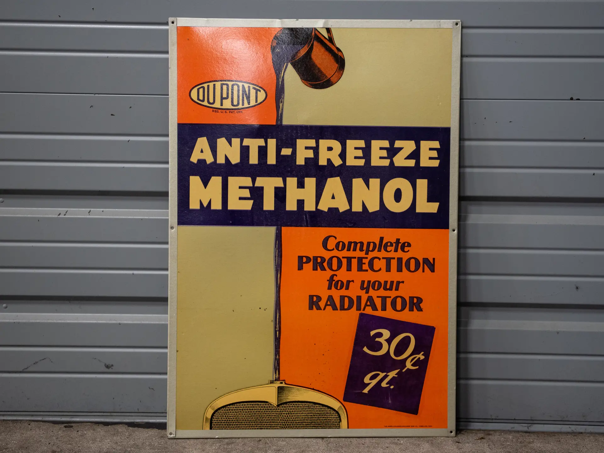 DuPont Anti-Freeze Methanol Cardboard Sign | Auburn Fall 2021 | RM ...