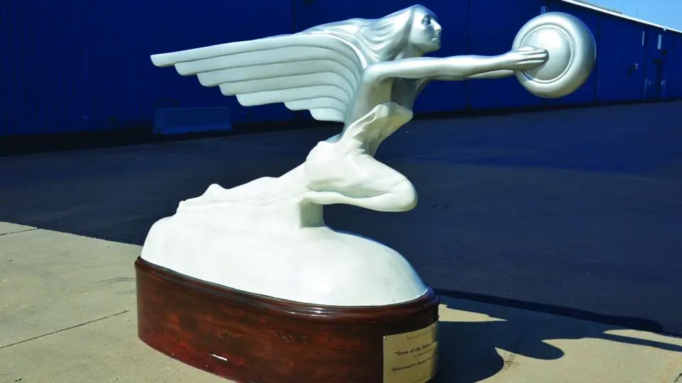 An extremely large Packard “Goddess of Speed statue” by Deborah Bailey ...