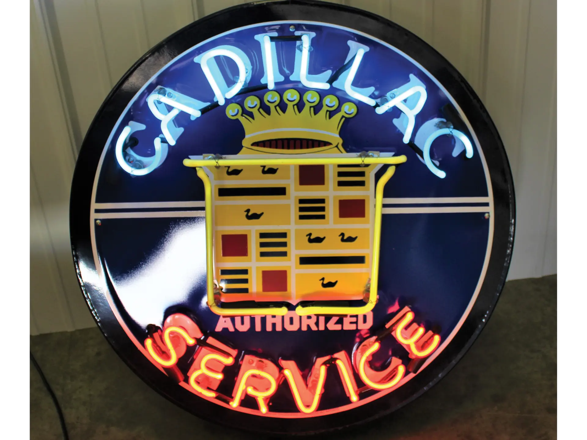 Cadillac Service Neon Sign | Auburn Fall 2018 | RM Sotheby's