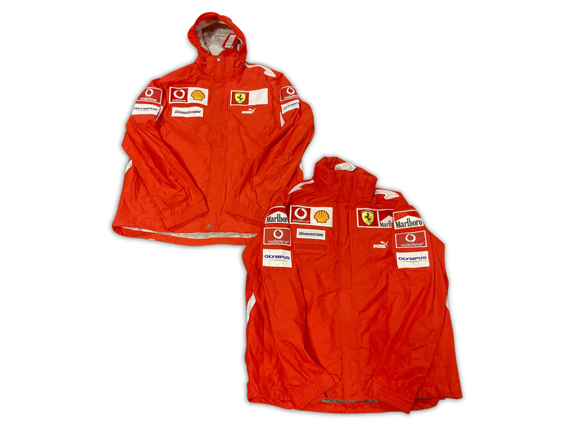 Two Scuderia Ferrari Puma Windbreaker Jackets | The Cohen Collection ...