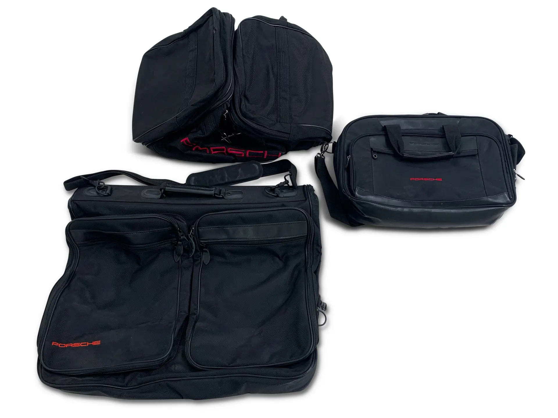Three Black Porsche Travel Bags | The White Collection | Online | RM ...