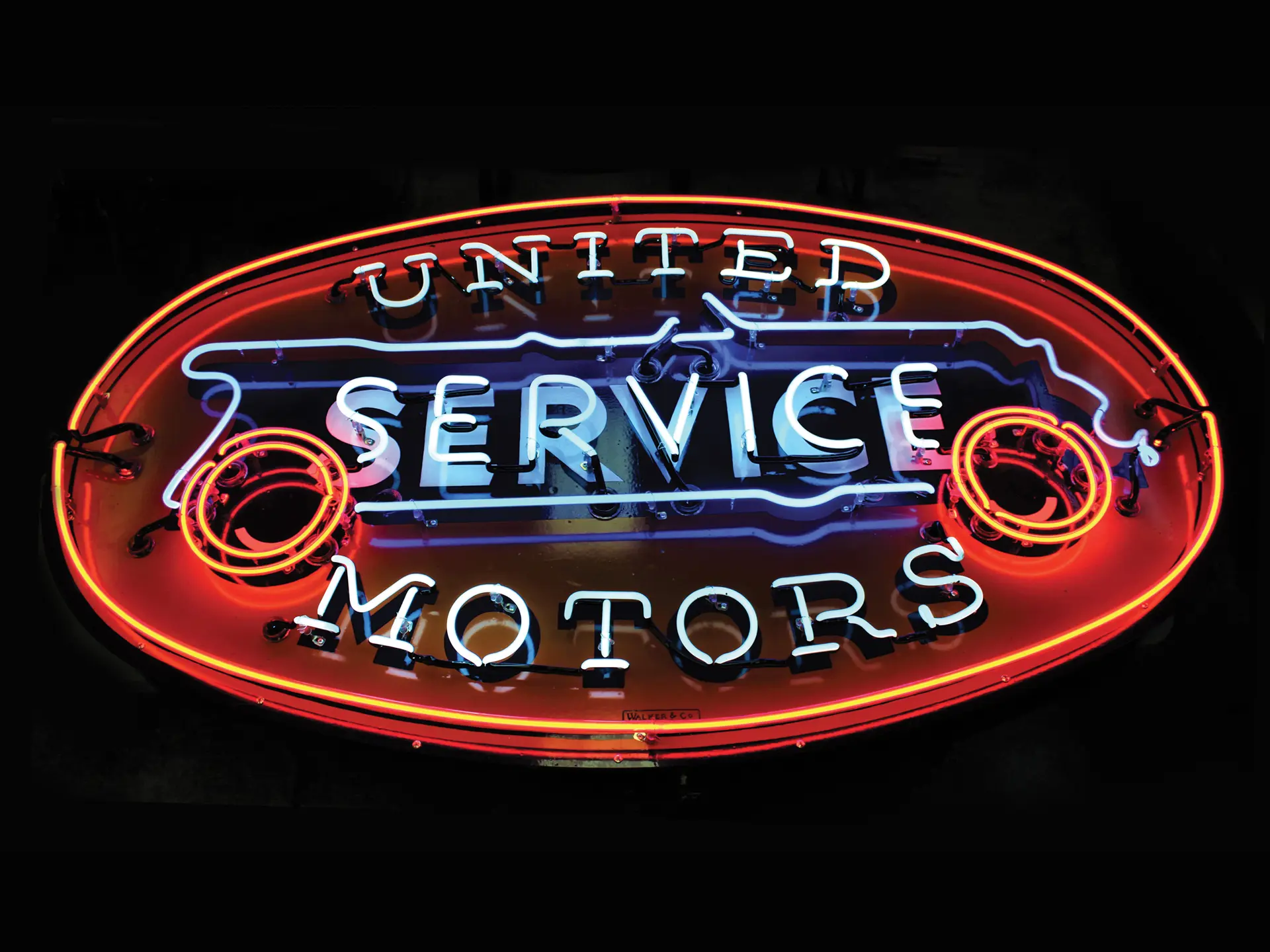 United Motors Service Neon Sign | Auburn Spring 2019 | RM Sotheby's