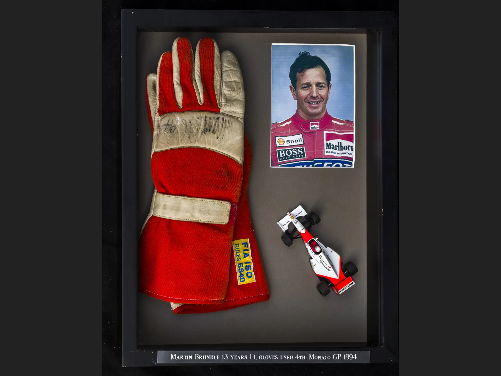 Martin Brundle Race Worn and Signed Gloves | Open Roads, August 2021 ...