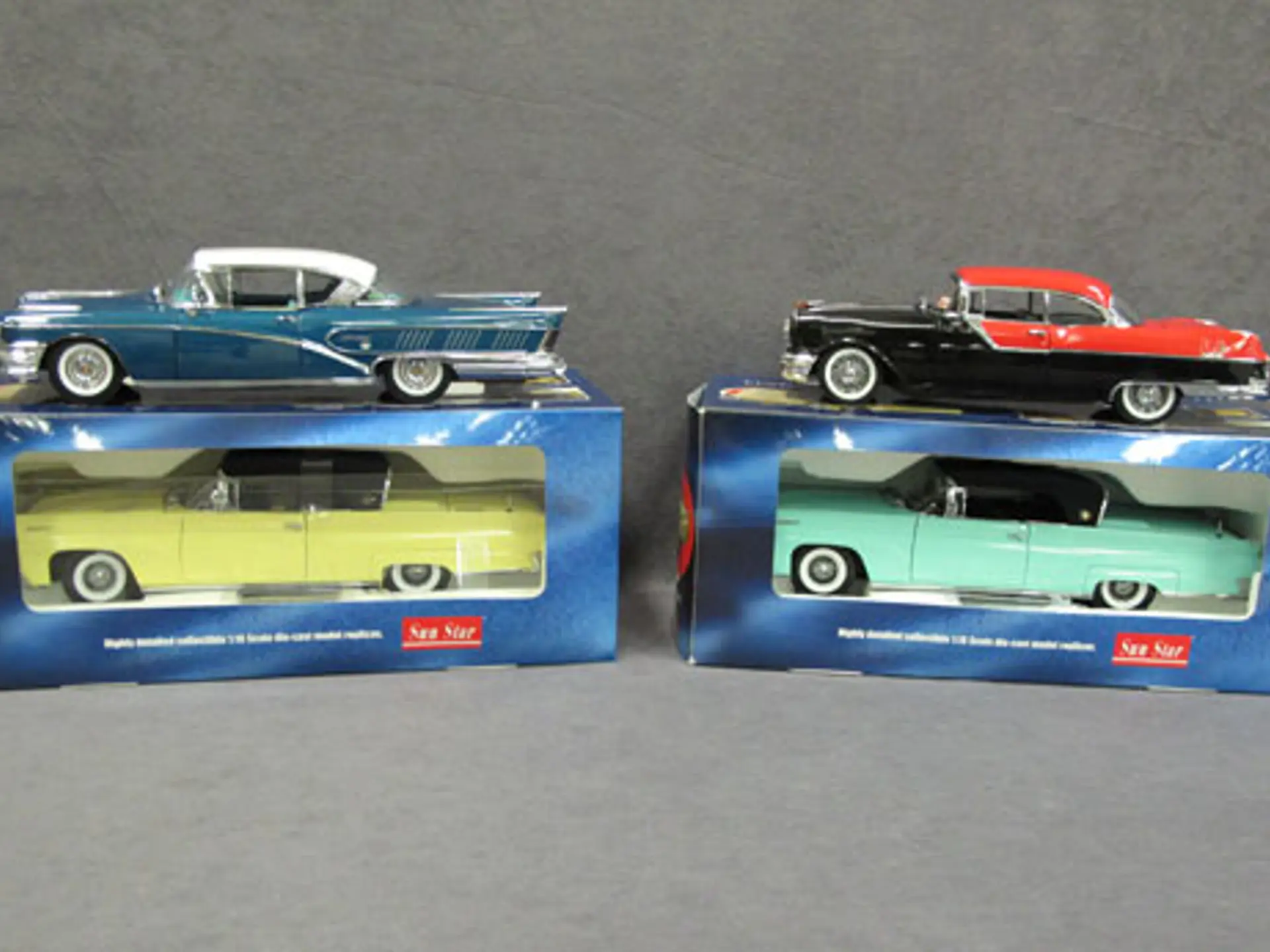 Four (4) 1/18 Scale Sun Star Die-Cast Cars | Auburn Spring 2012 | RM ...