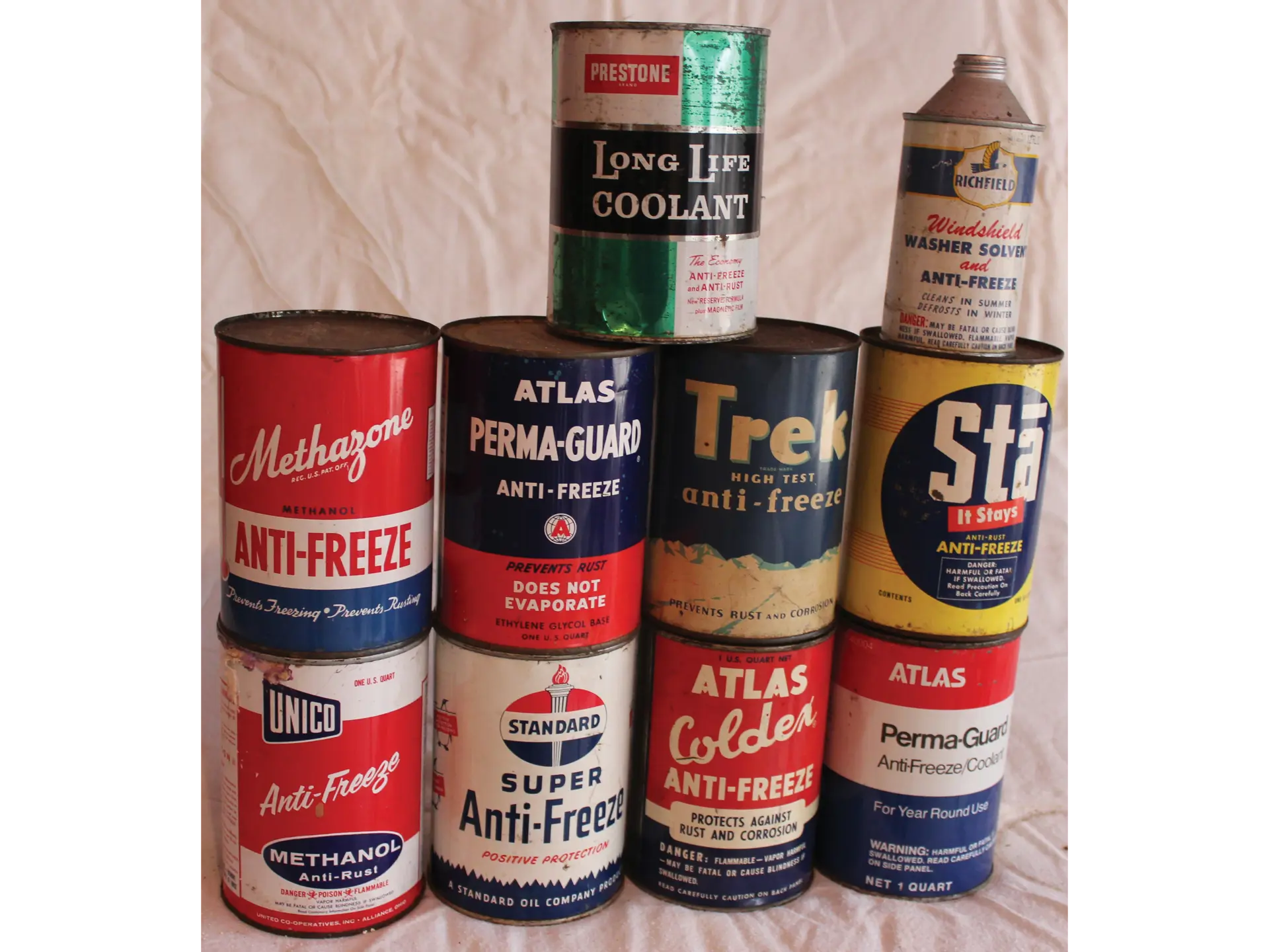 Anti-Freeze Cans, 10 Pieces | Auburn Spring 2018 | RM Sotheby's