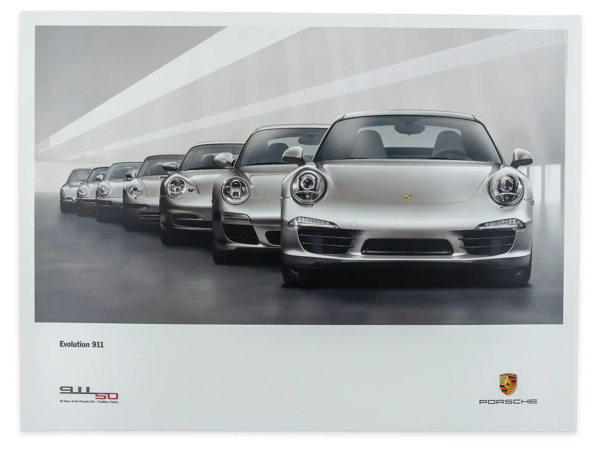 "Evolution 911" Porsche 50th Anniversary Edition Poster | The White ...