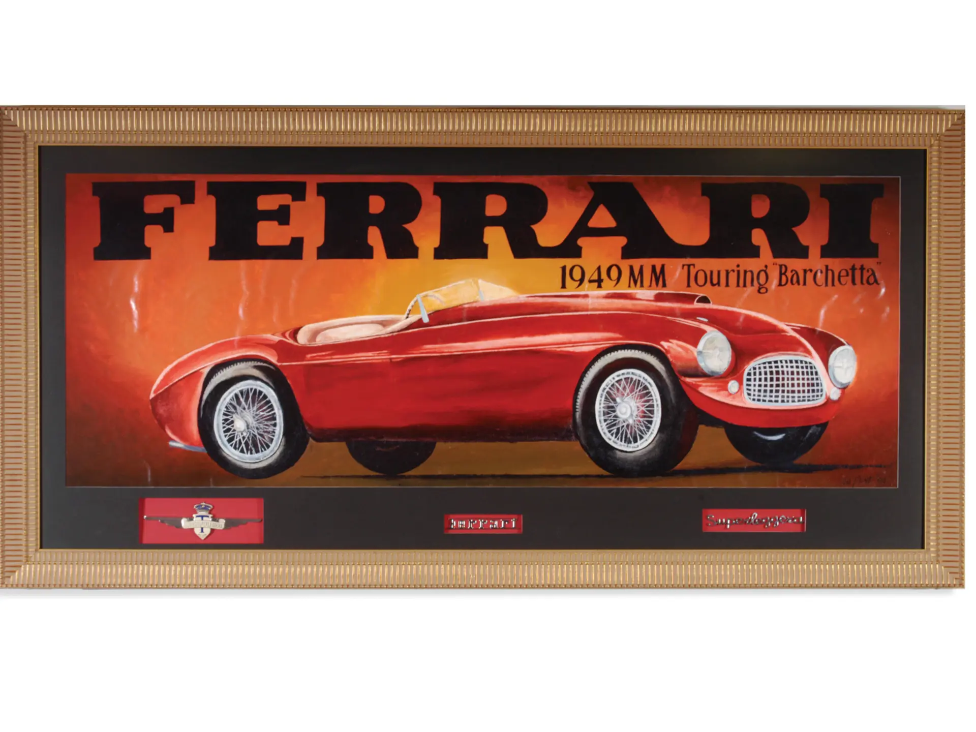 FRAMED FERRARI PAINTING | The Ponder Collection | RM Sotheby's