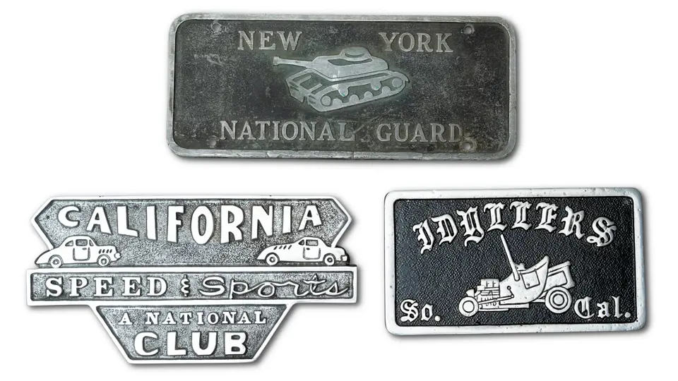 Large Cast Club Badges | THE MITOSINKA COLLECTION | RM Sotheby's