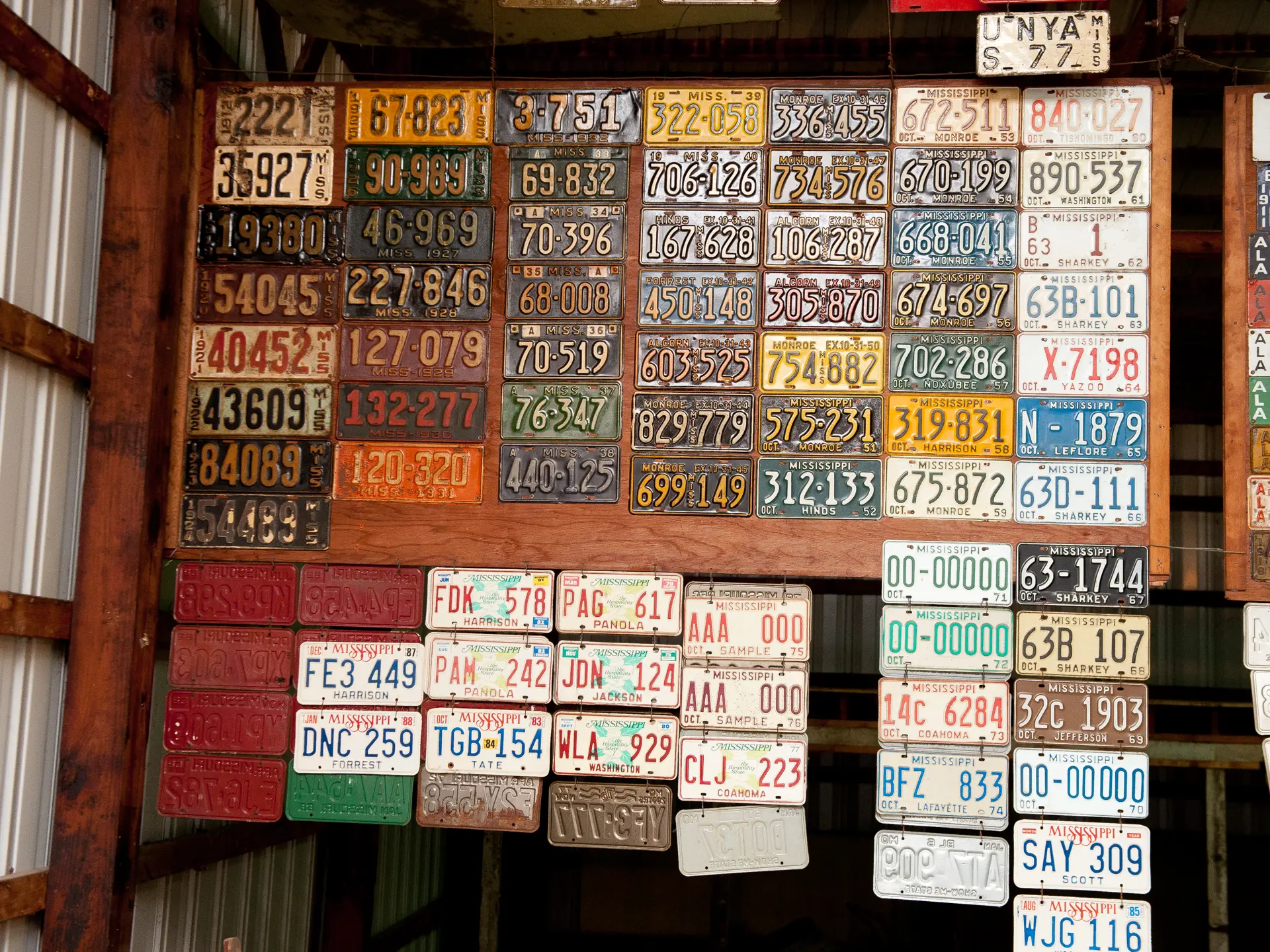 Mississippi License Plates | The Lee Roy Hartung Collection | RM Sotheby's