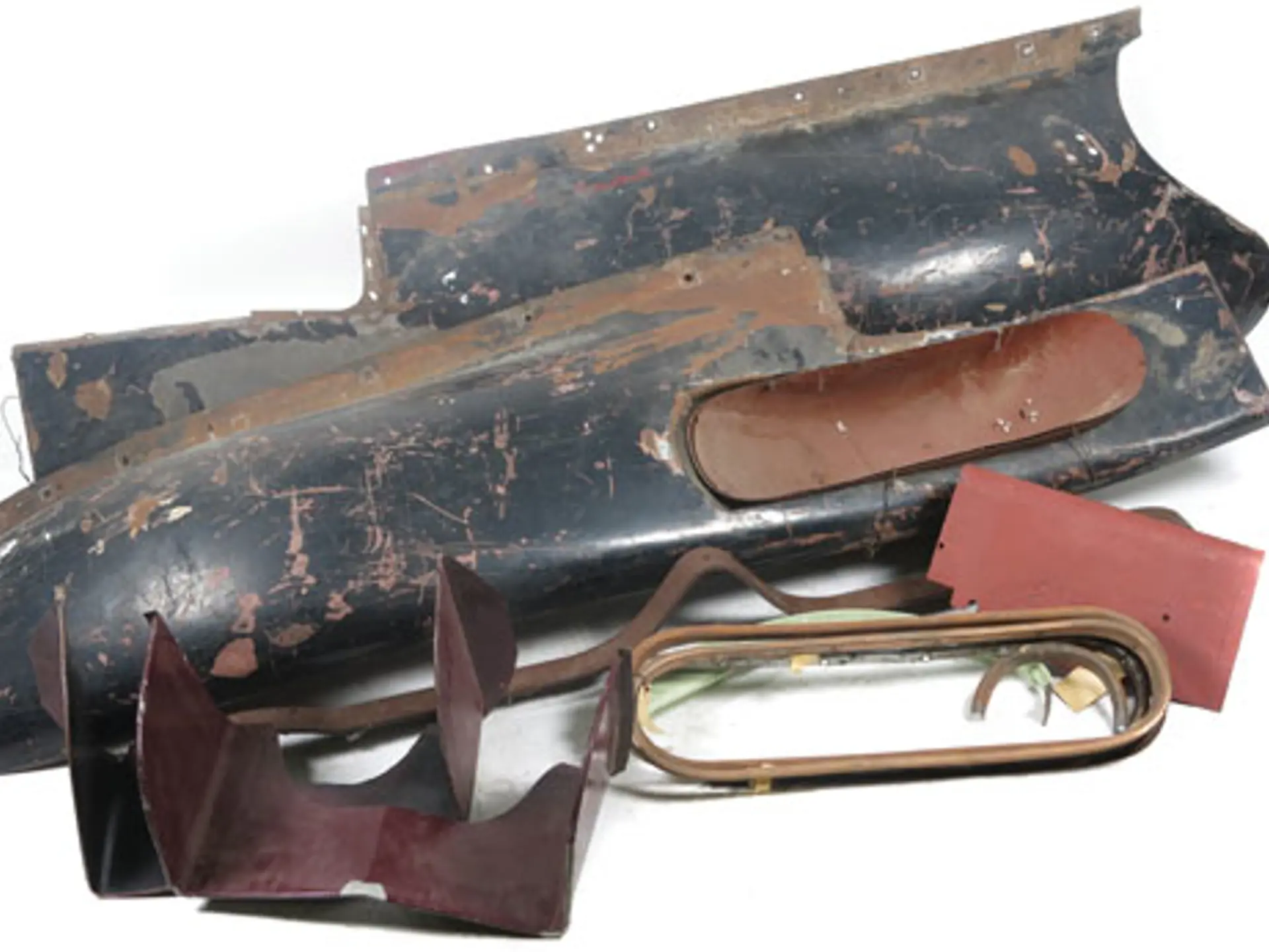 Unique Scoop Styled Front Fenders, Radiator Splash Apron, Sidemount ...