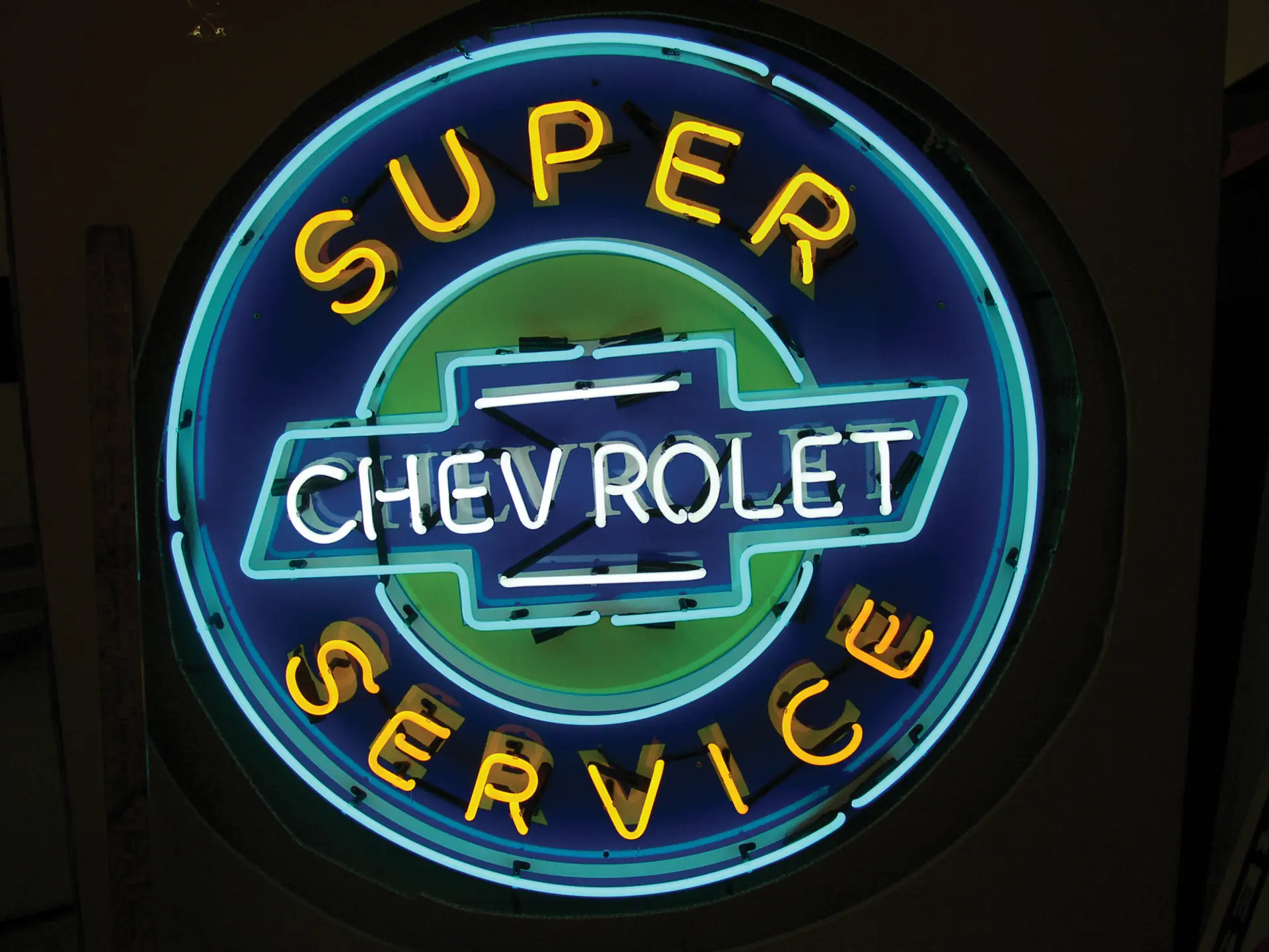 Chevrolet Super Service Reproduction Neon Sign | Auburn Fall 2018 | RM ...