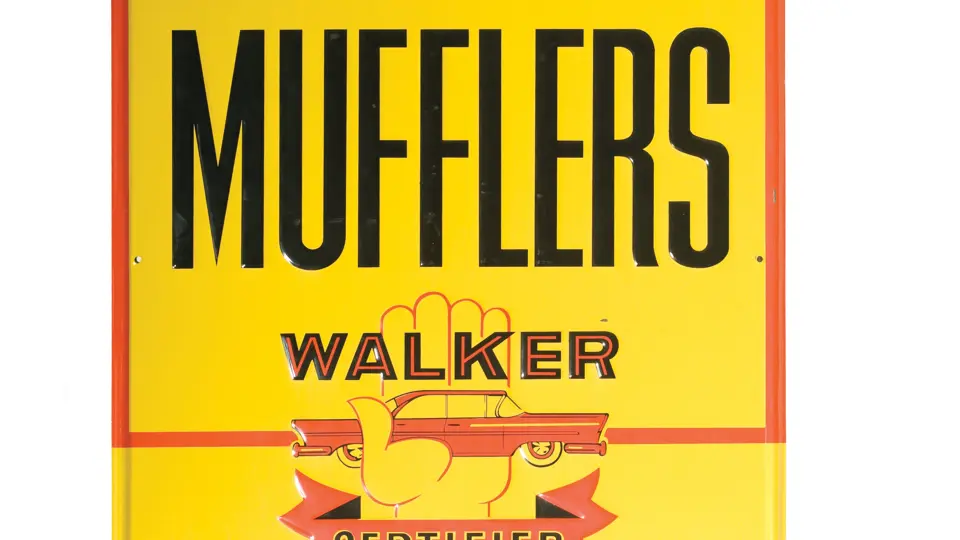 Walker Mufflers Sign | The Al Wiseman Collection | RM Sotheby's